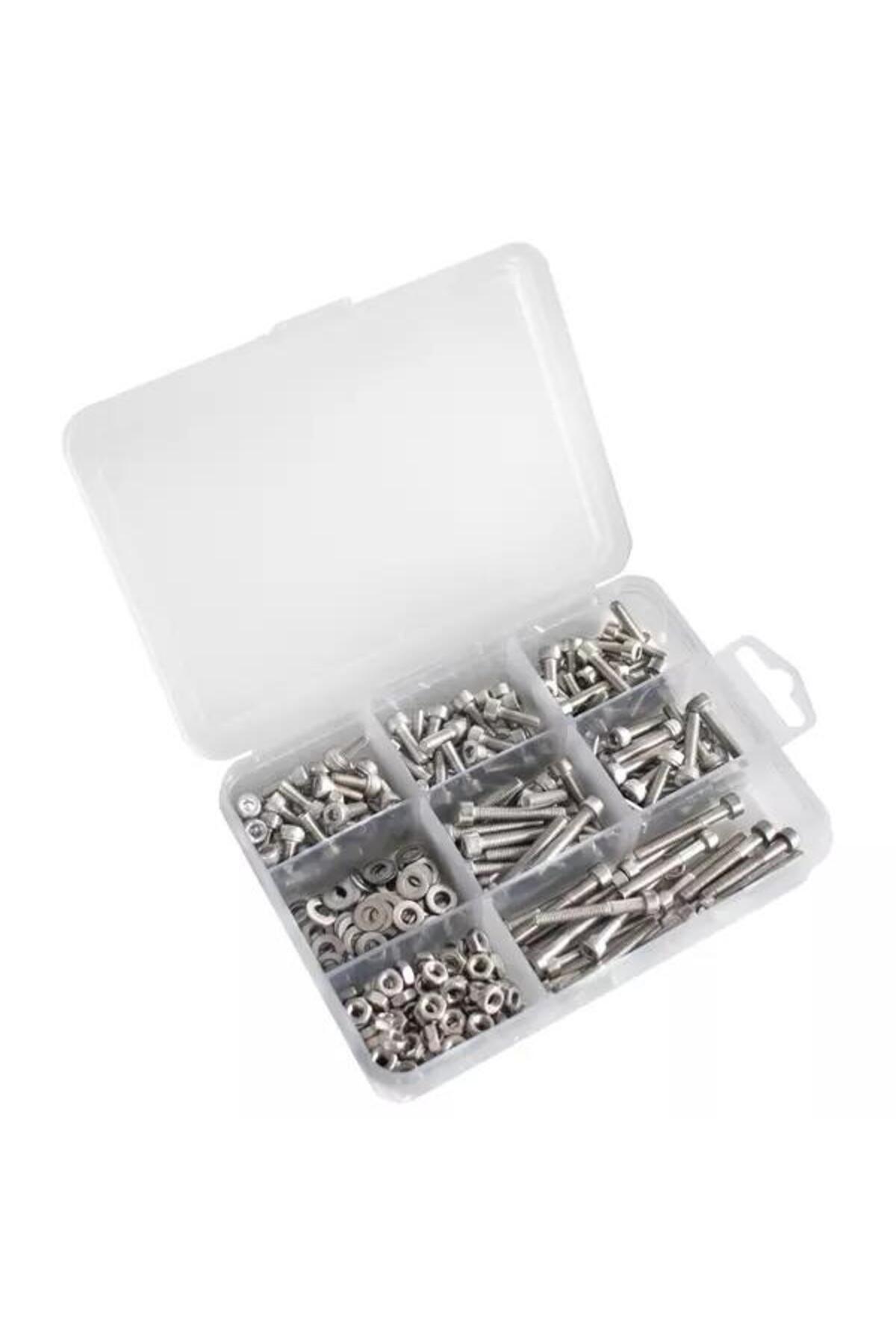 AY-CİV Ayaz M4 Imbus Civata Seti Paslanmaz Inox 335 Parça Dın 912 A2-70 ...