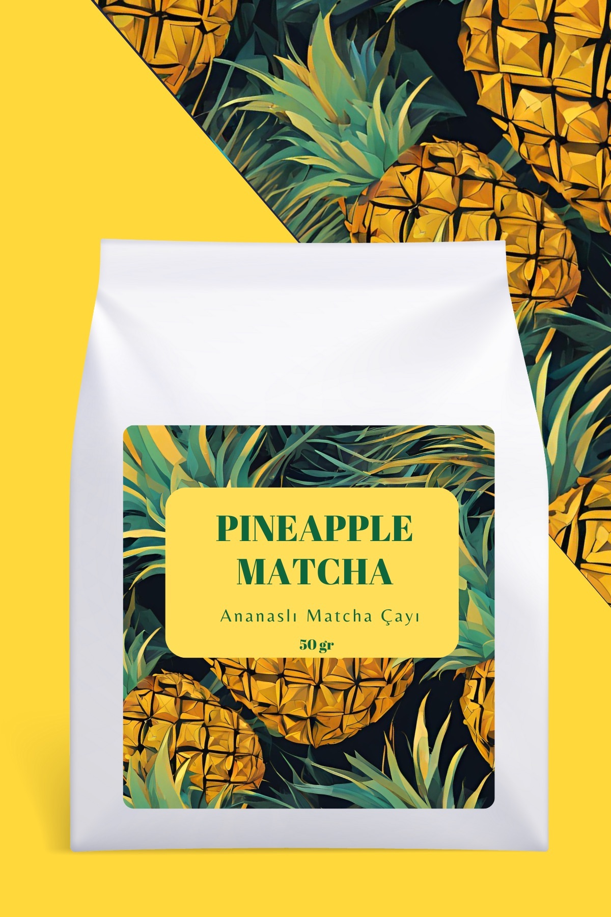 deryamın dünyası Pineapple Matcha - Ananas Aromalı Matcha 50 gr Fiyatı ...