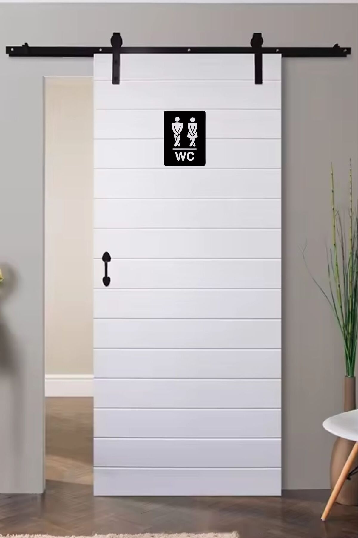 Arzuca Konsept WC Yazısı | WC Yönlendirme Yazısı | WC Kapı Tabelası ...