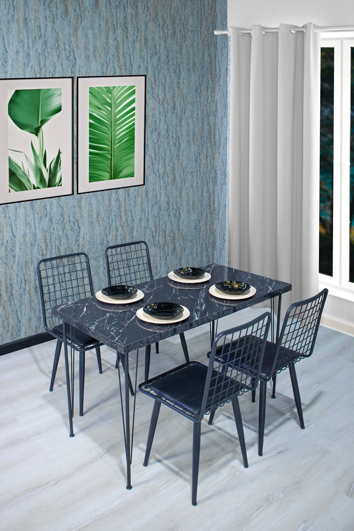 NUR METAL 120x60 Yıldız Sandalye Imalatçiden Mutfak Masası - Yemek ...