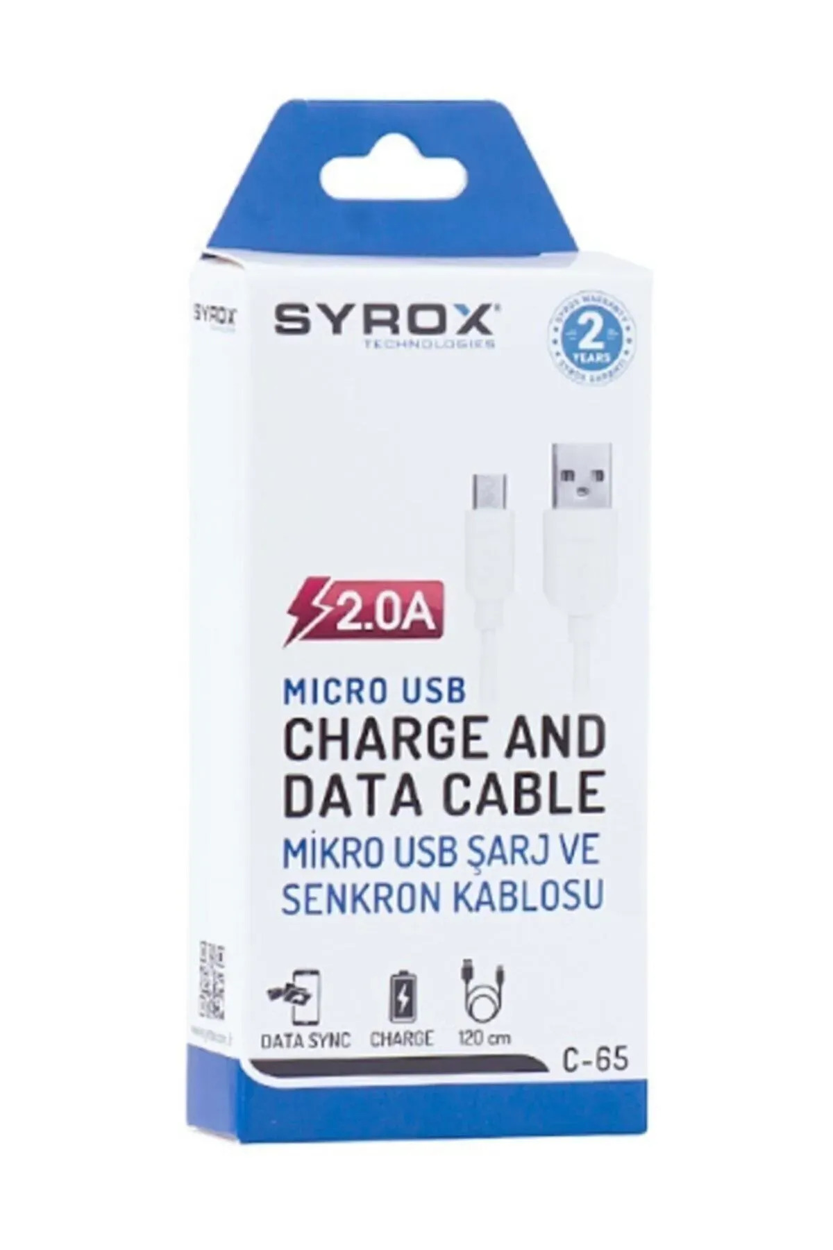 Syrox C65 2 Mah Micro Usb Kablo Fiyatı, Yorumları - Trendyol