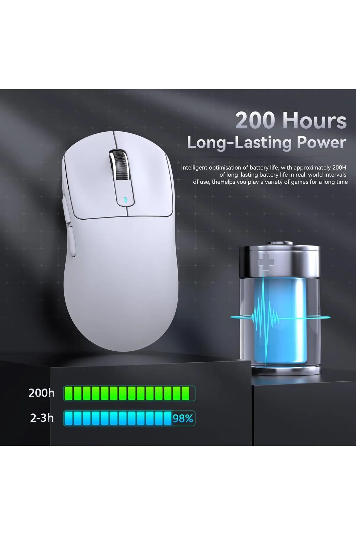 Attack Shark X3 Pro Superlıght 4000/8000 Hertz Kablosuz Oyuncu Mouse ...