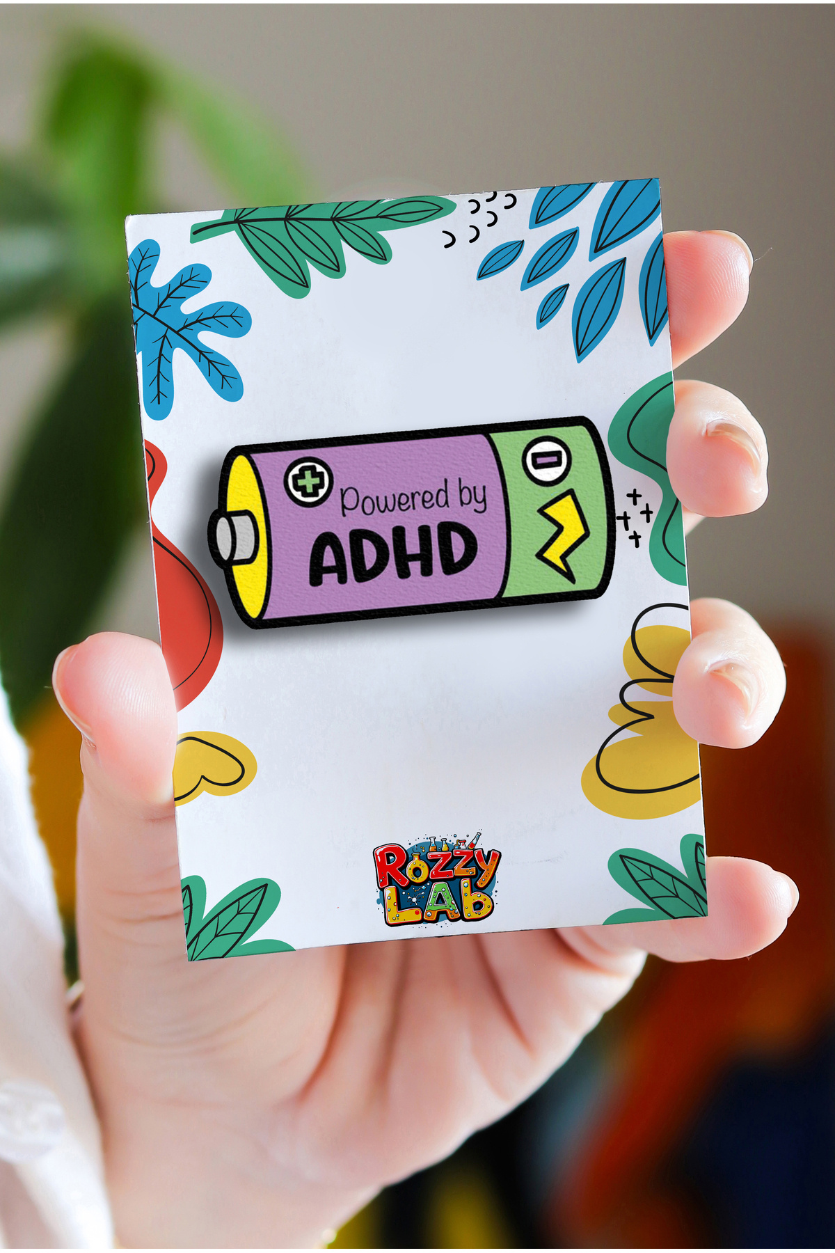 Rozzy Lab ADHD - DEHB - Rozet - Broş - Yaka Çanta Aksesuar Fiyatı ...