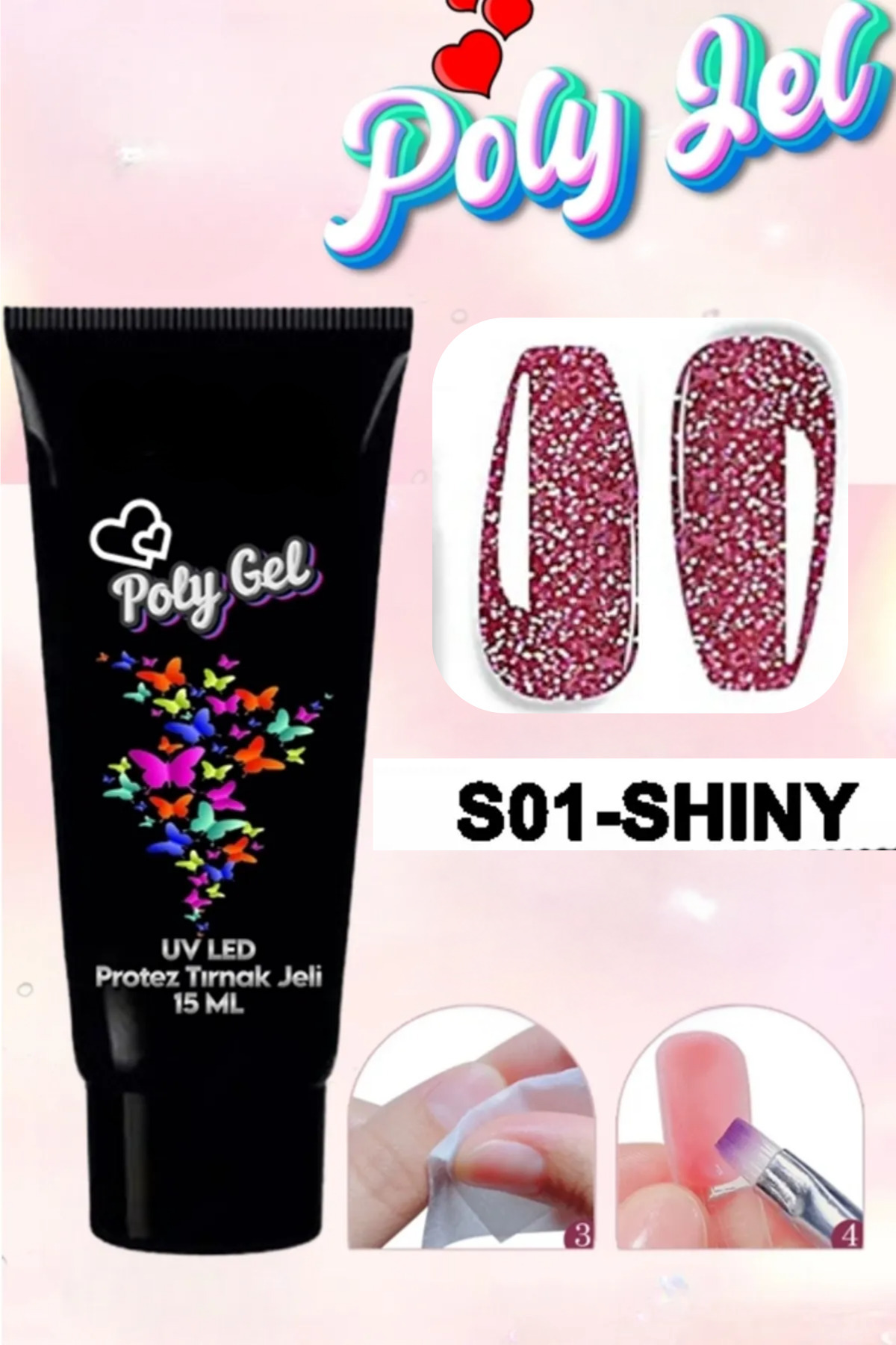 bloomplus Protez Tırnak Için Poly Gel, Poli jel, Nail painting Fiyatı ...