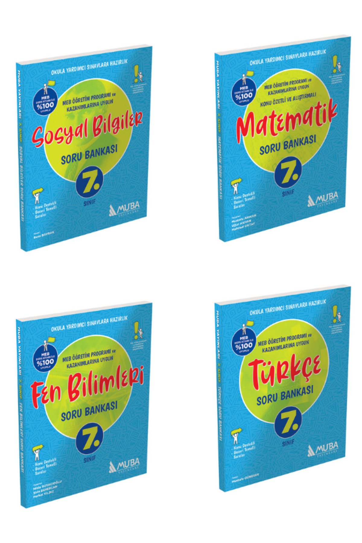 Muba Yayınları Muba Yayınları 7.Sınıf Türkçe+Fen+Mat+Sosyal Soru ...