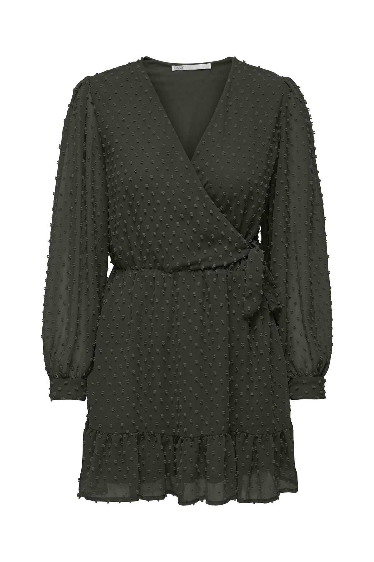 ONLY Wickelkleid ONLTIVA Kurzes Kleid- Trendyol