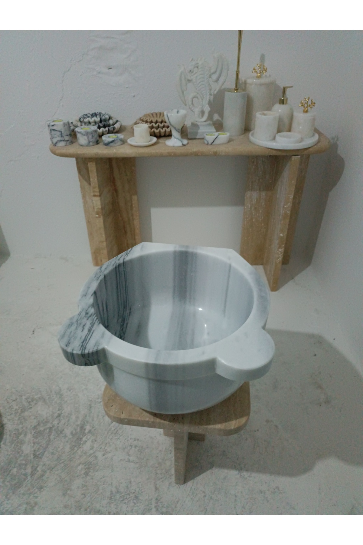 Home Beyaz Marmara Mermer Kurna-kurna-hamam Kurnası-banyo Kurnası ...