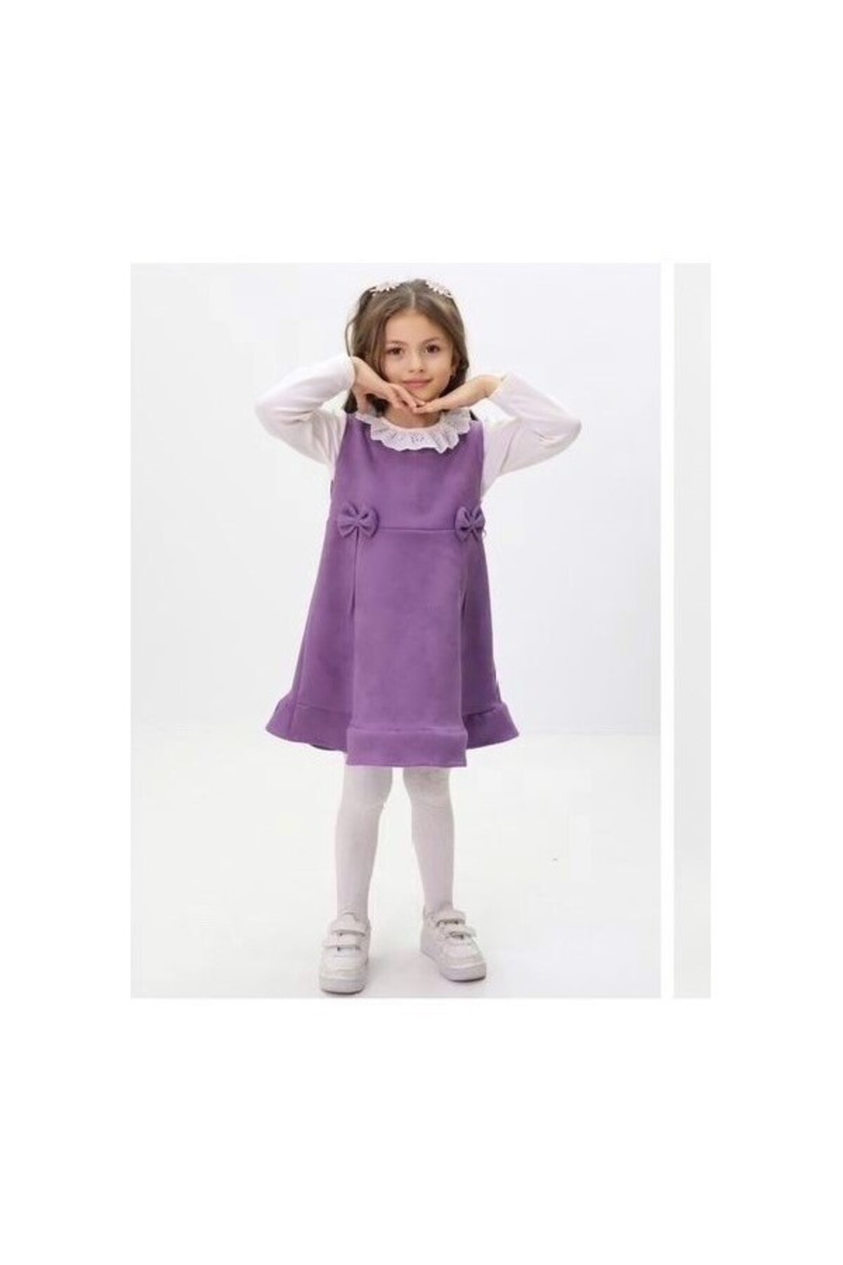İncilay Kids İncilay Kids 220-12-24 Kız Yandan Kurdaleli Süet 8-12 Yaş ...