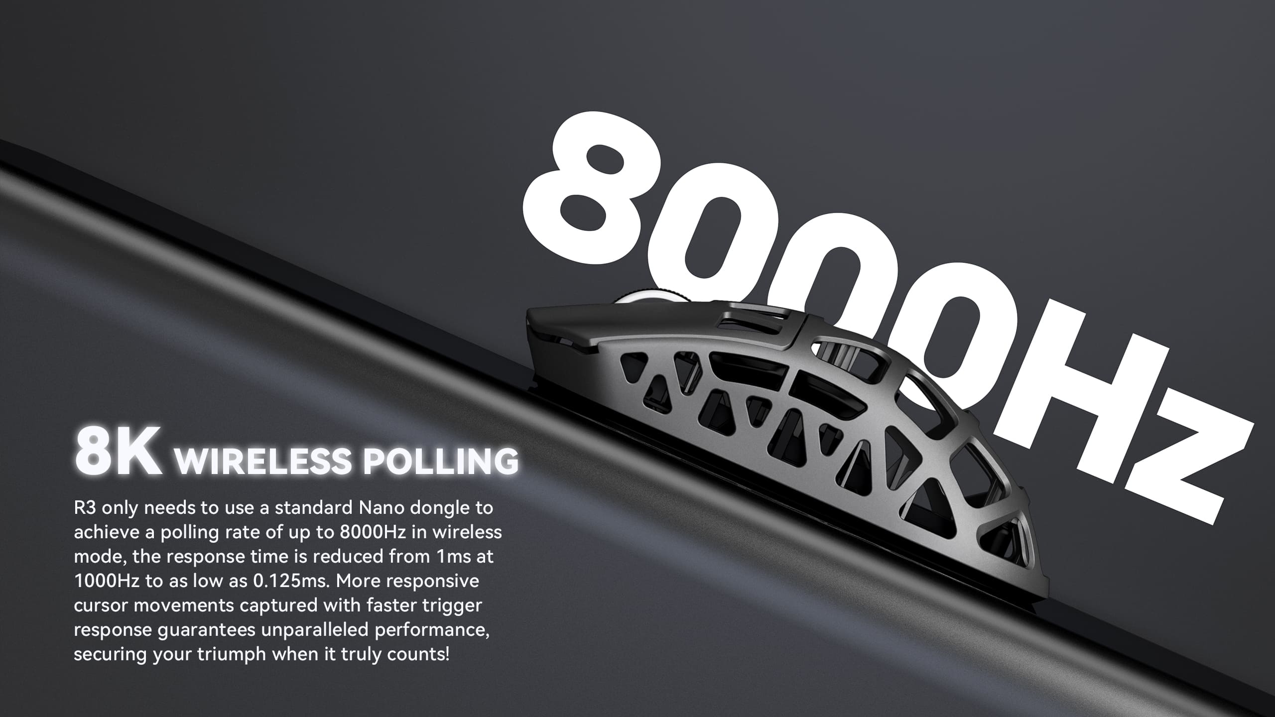 Meyer Gaming Attack Shark R3 Superlight 4000/8000 Hertz Magnezyum ...