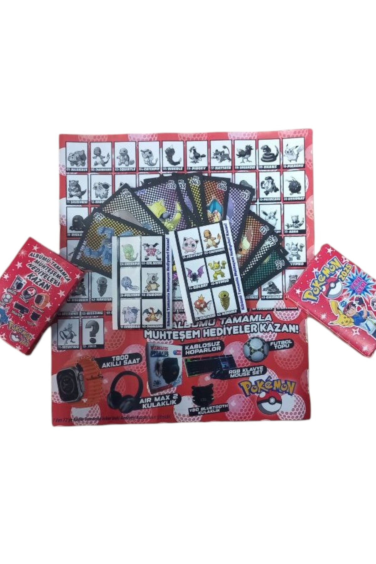 RedroX Pokemon 2025 Serisi | 20 Kutu İçinde Toplam 120 Kart 120 ...