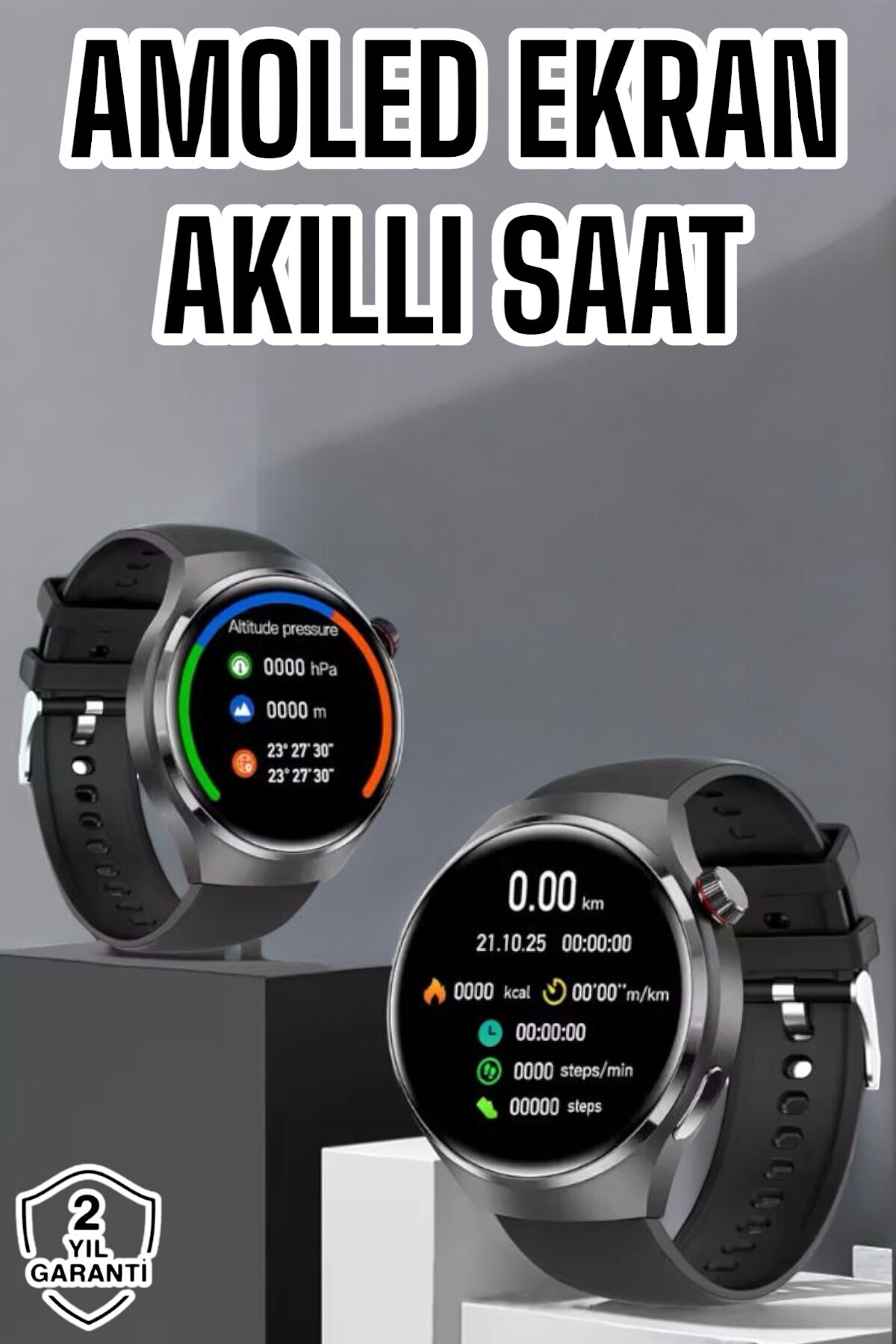 ASTRALTECH Akıllı Saat Bluetooth Bağlantılı Amoled Ekran Uyku ve Sağlık Takibi - Fiyatı, Yorumları