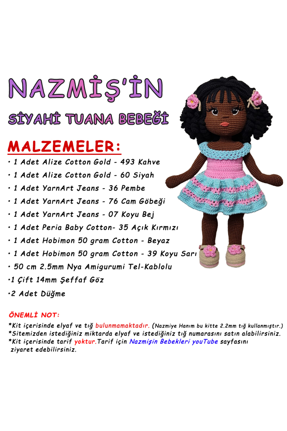 hobimon Nazmişin Siyahi Tuana Bebek KitiFiyatı, Yorumları - Trendyol