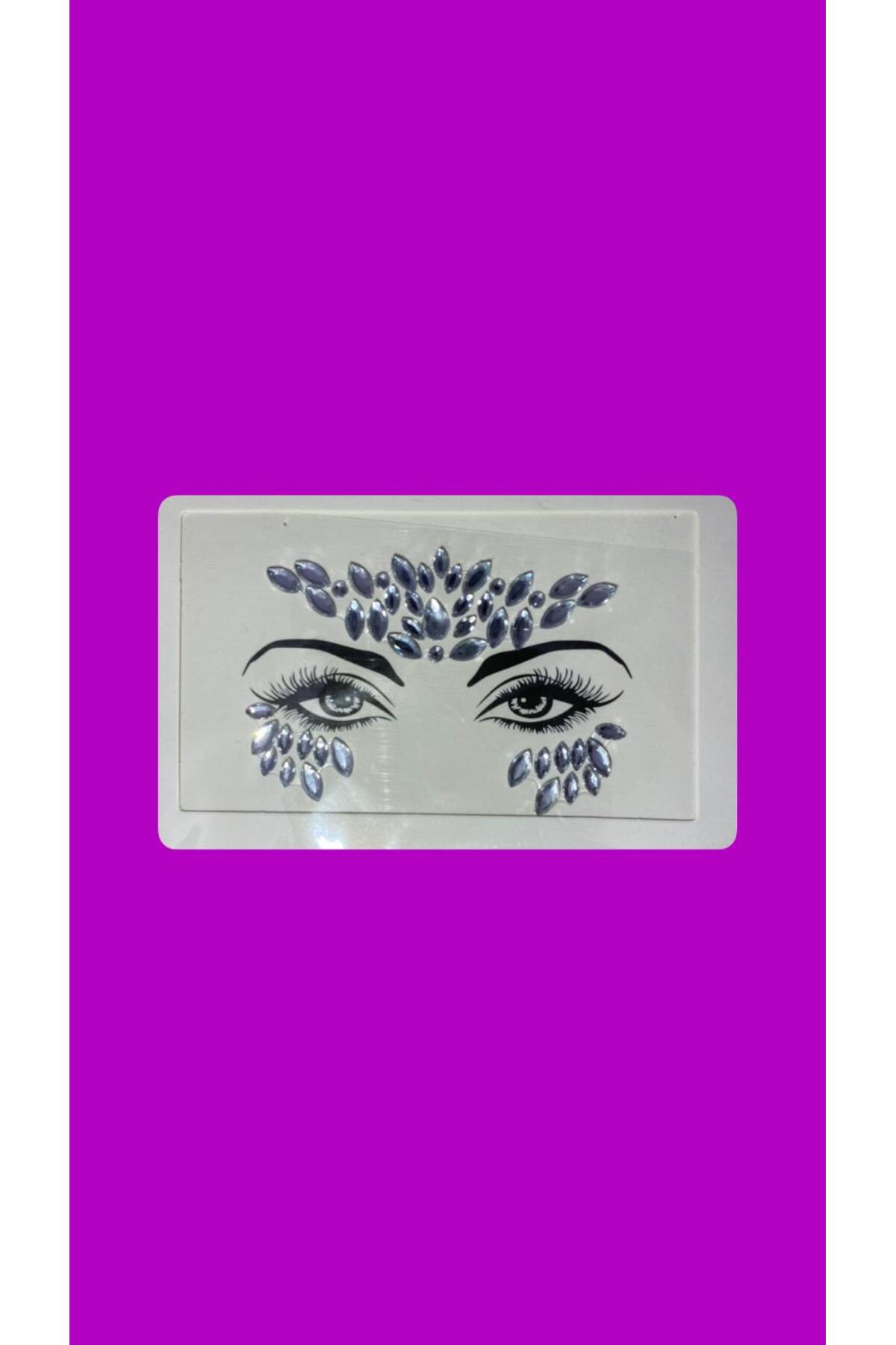 MOD10 Kendinden Yapışkanlı Vücut Ve Yüz Taşı Taşlı Sticker Kristal Yüz ...