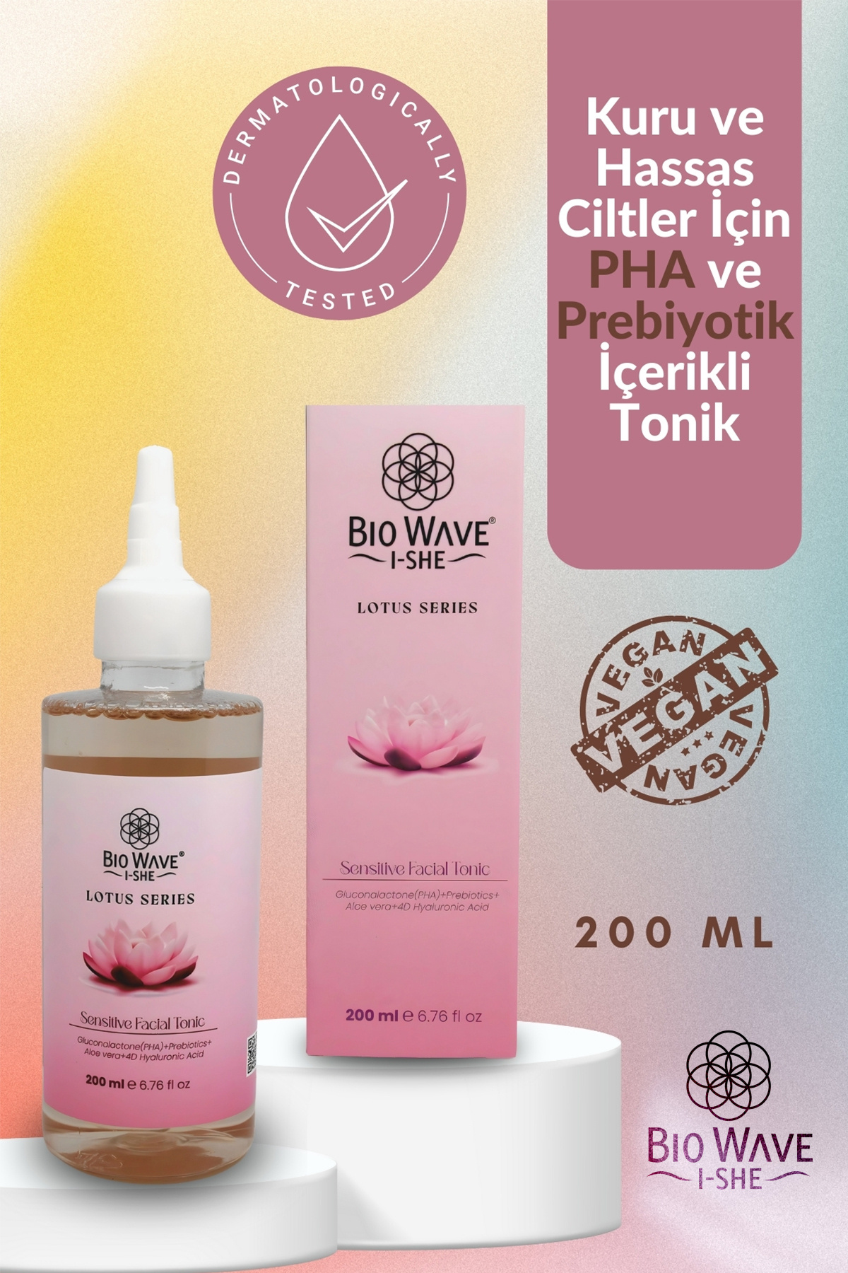 BIO WAVE Kuru Ve Hassas Ciltler Için Pha Ve Probiyotikli Tonikpha ...