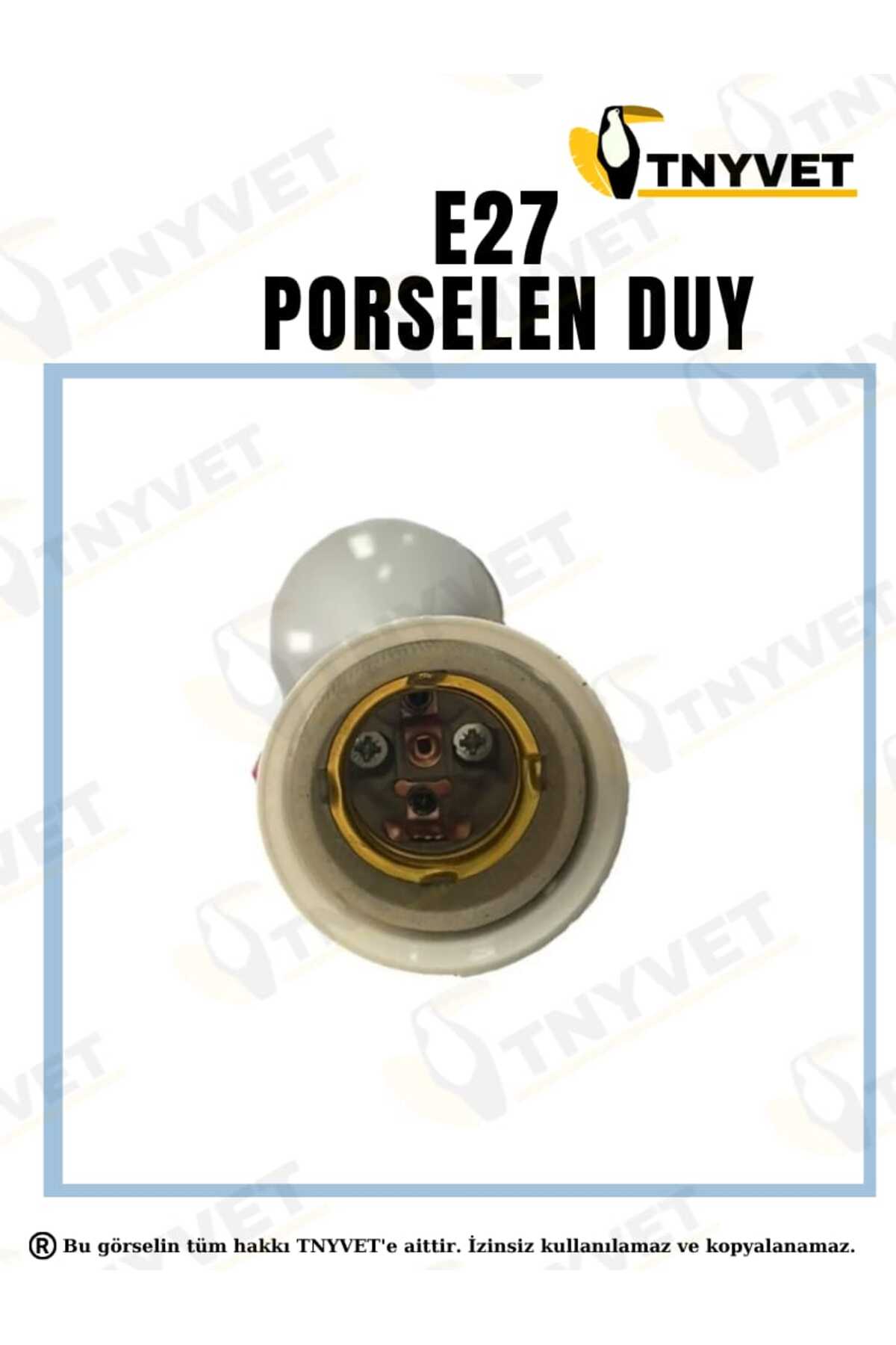 TNYVET ISITICI LAMBA 250 WATT + E27 SERAMİK DUY+2M FİŞLİ KABLO ...