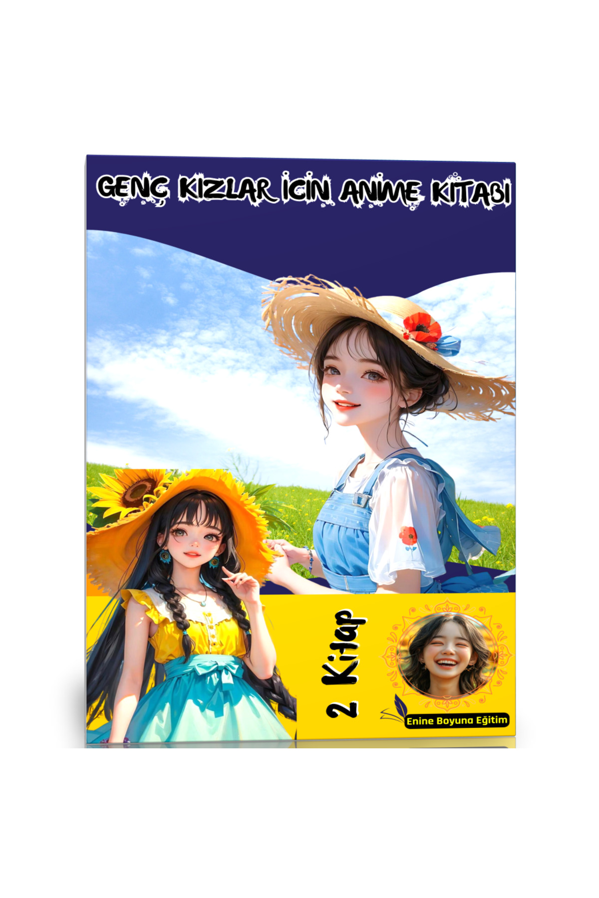 Enine Boyuna Eğitim Genç Kızlar Anime Boyama Kitap Seti (70 Seçilmiş ...