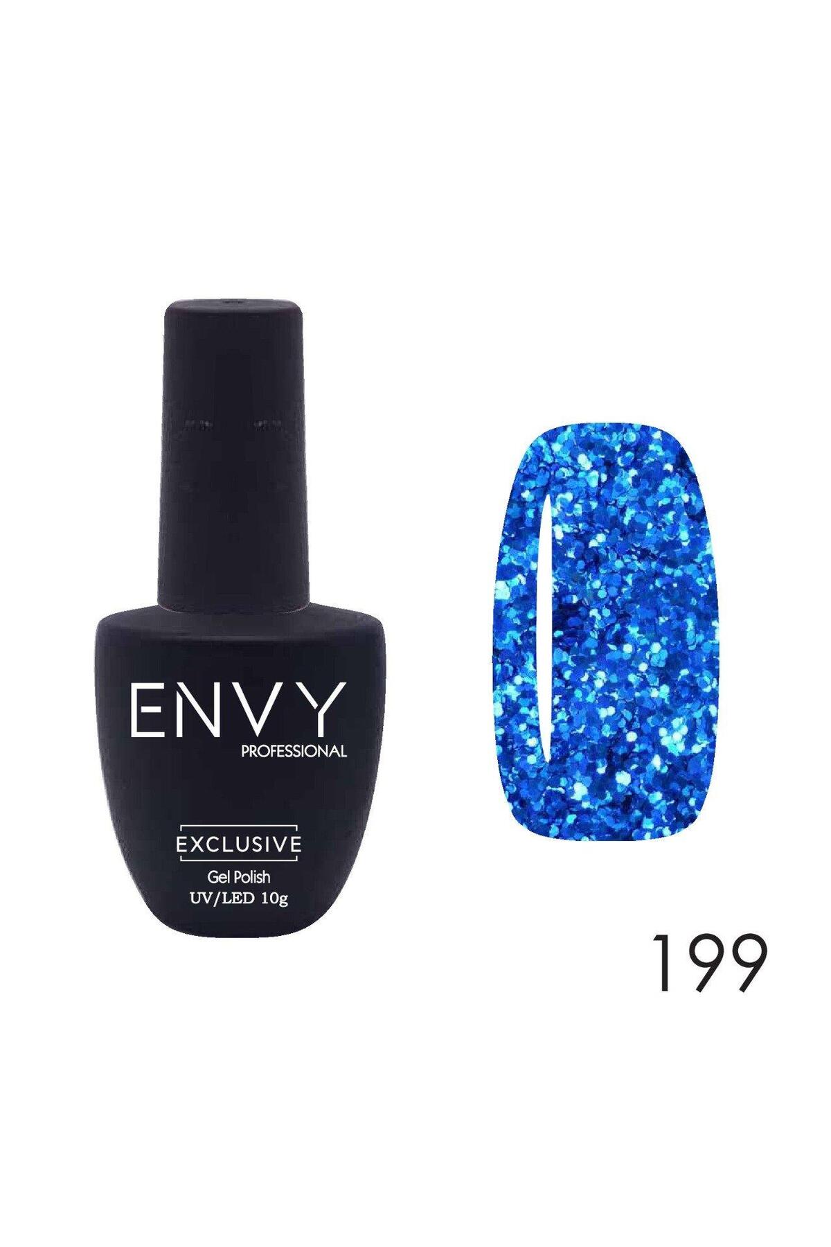 Envy You Envy Kalıcı Oje Exclusive Parlak Simli Mavi 10gr No:199 ...