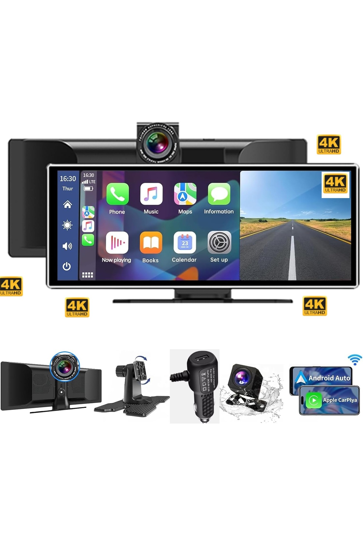 TeknoMoon Araç İçi Kamera Android Auto Apple Car Play Arka Geri Görüş ...