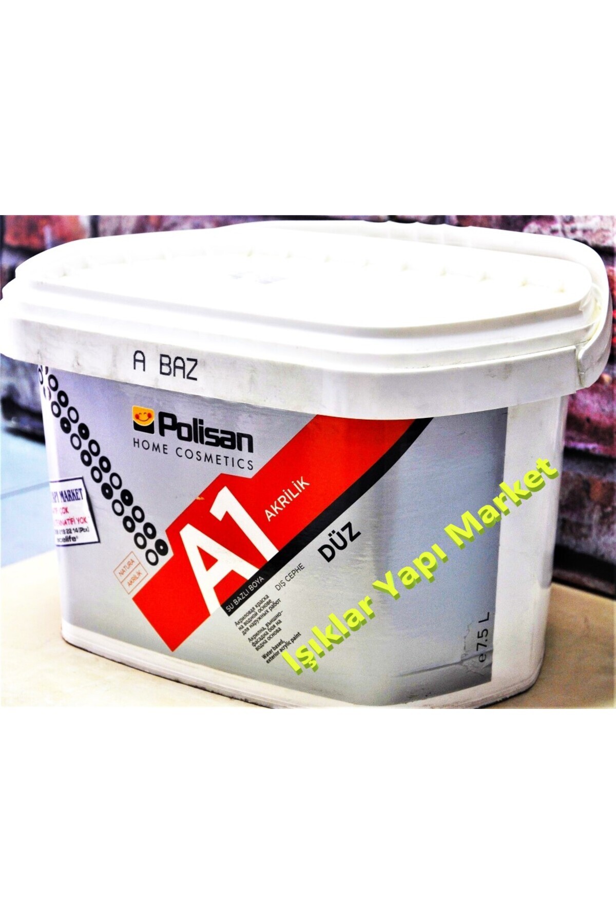 Polisan Dış Cephe Boyası-a1 Akrilik Düz-15litre(20KG.)-cd-8214 Ağrı Grisi - Fiyatı, Yorumları