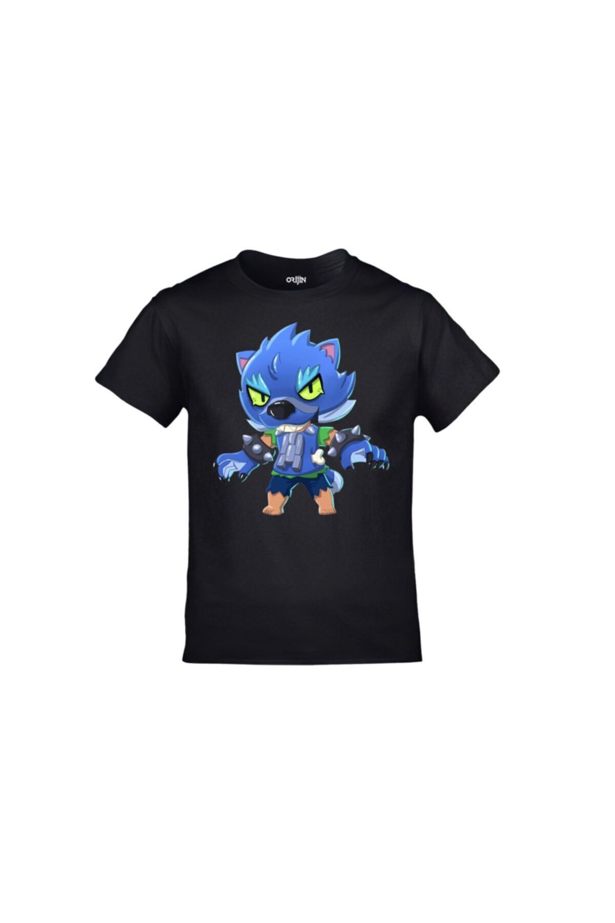 Caddemia Brawl Stars Werewolf Leon Werewolf Leon Printed Black Child ...