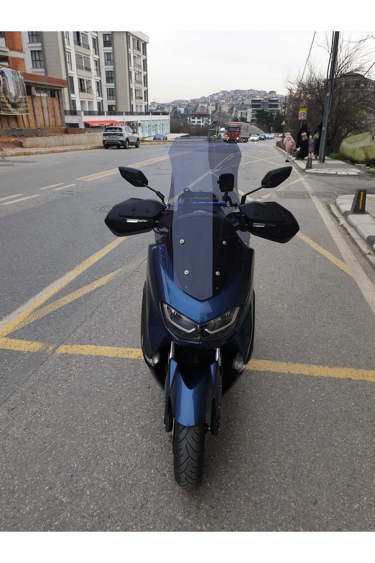 MOTOCAM Yamaha Nmax Ön Cam UYUMLU 2021 2024 Model 72cm Açıkfüme Renkli ...