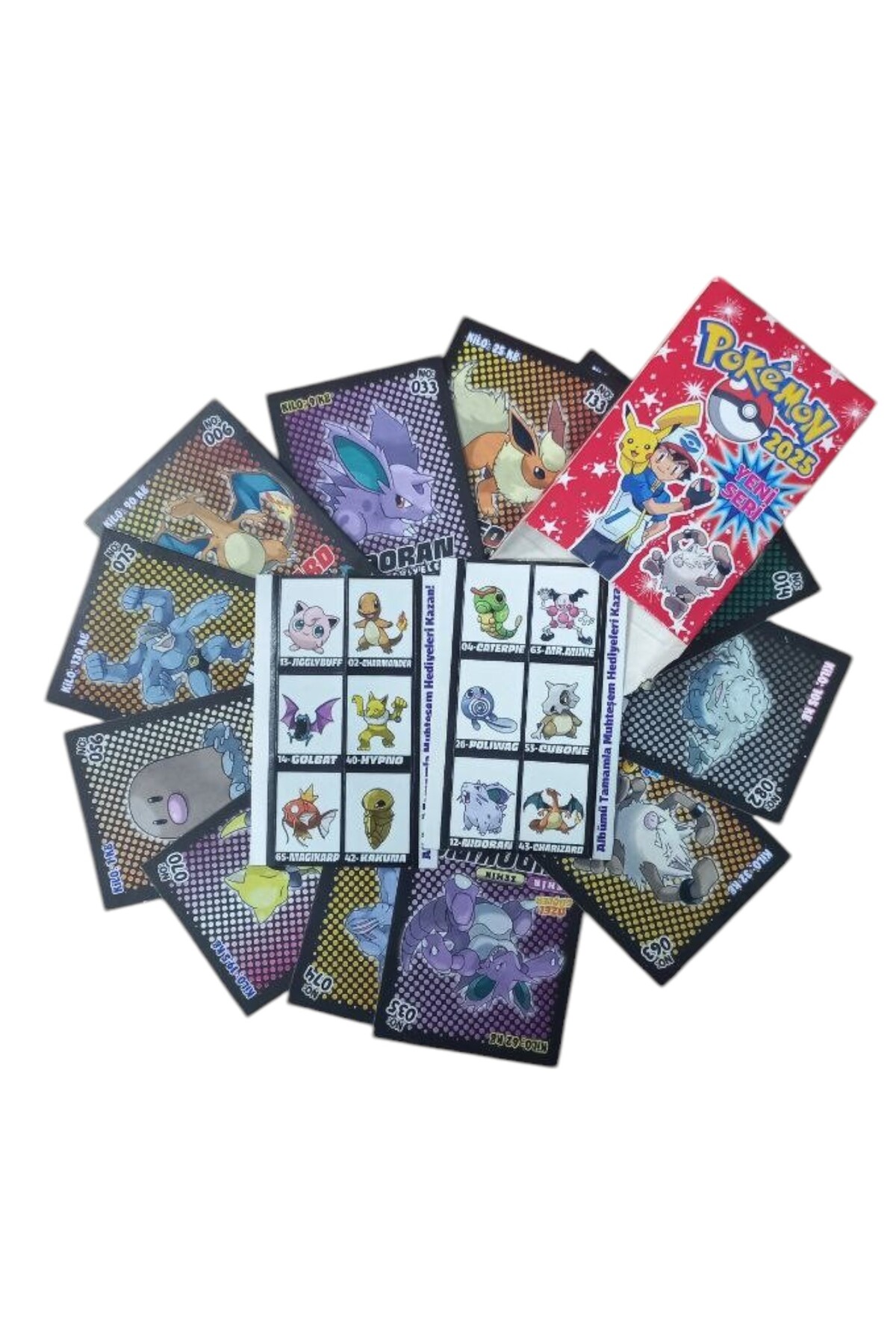 RedroX Pokemon 2025 Serisi | 20 Kutu İçinde Toplam 120 Kart 120 ...