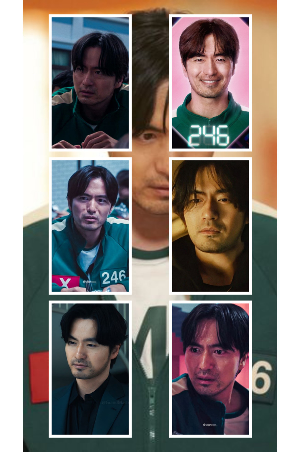 DERİND Squid Game Player 246 Park Gyeong-seok oyuncu 246 karışık 8 adet ...