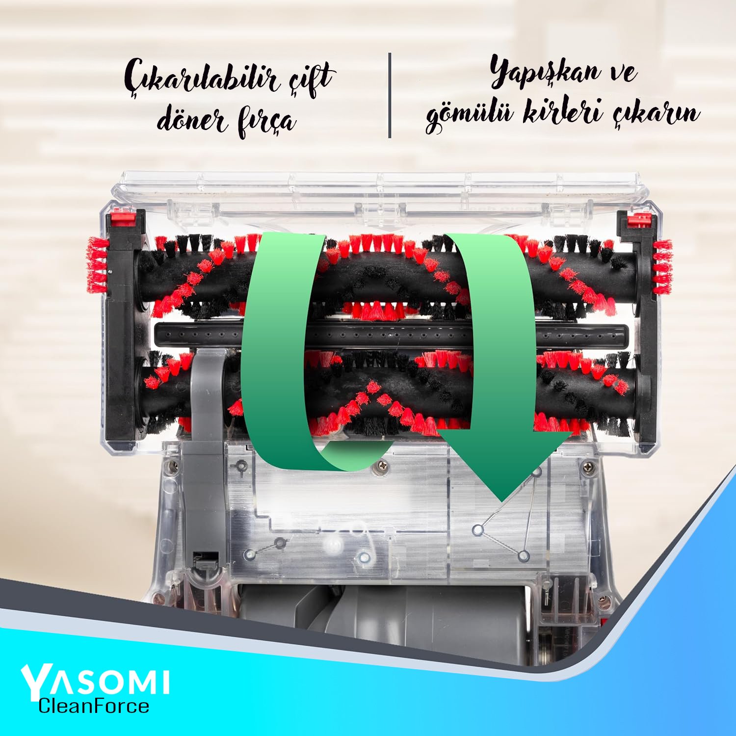 Yasomi Clean Force Pro Dikey Halı-Koltuk Yıkama ve Leke Çıkarma ...