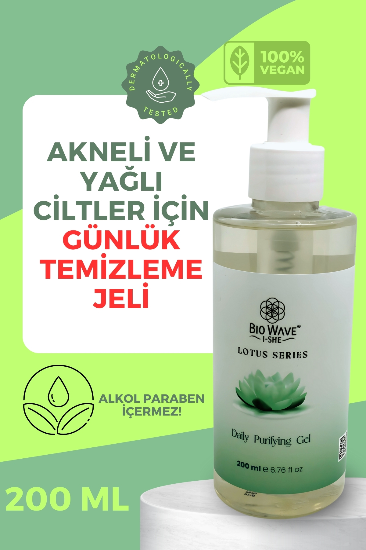 BIO WAVE Günlük Temizleme Jeli- Akneli Ve Yağlı Ciltler Için Biowave ...