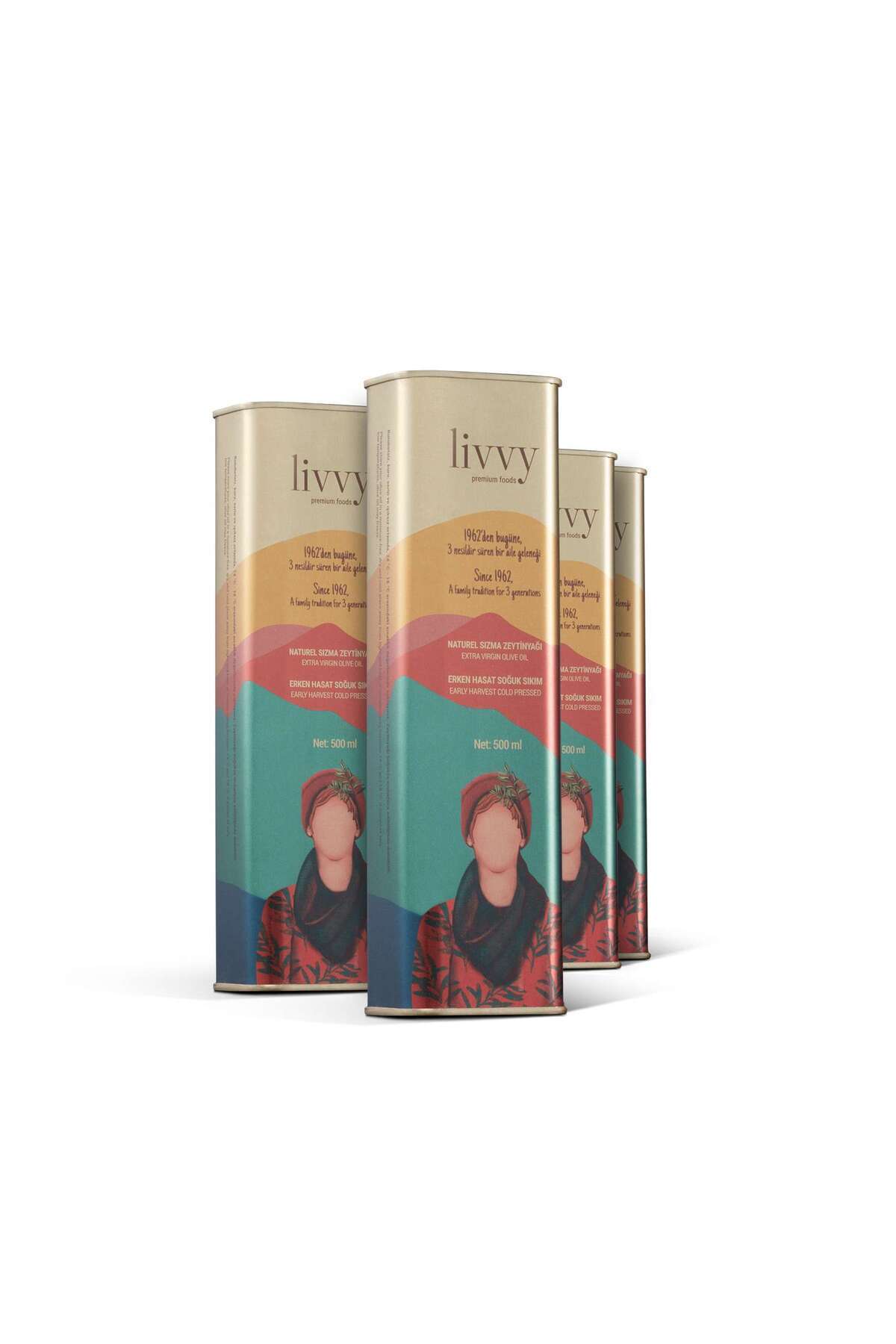 Livvy Premium Foods DUEMILA Livvy Set (4 x Zeytinyağı 500 ml)Fiyatı ...