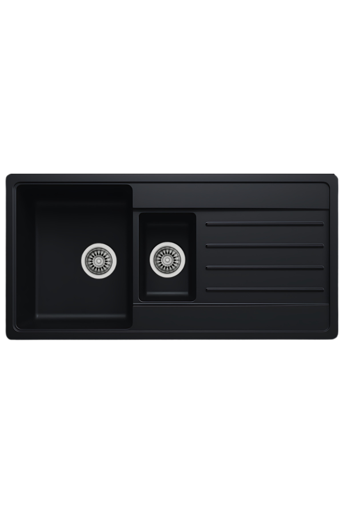 EVIER Granit Evye Fors Series Black (SİYAH) - (1.5 Göz) - (100x50 ...