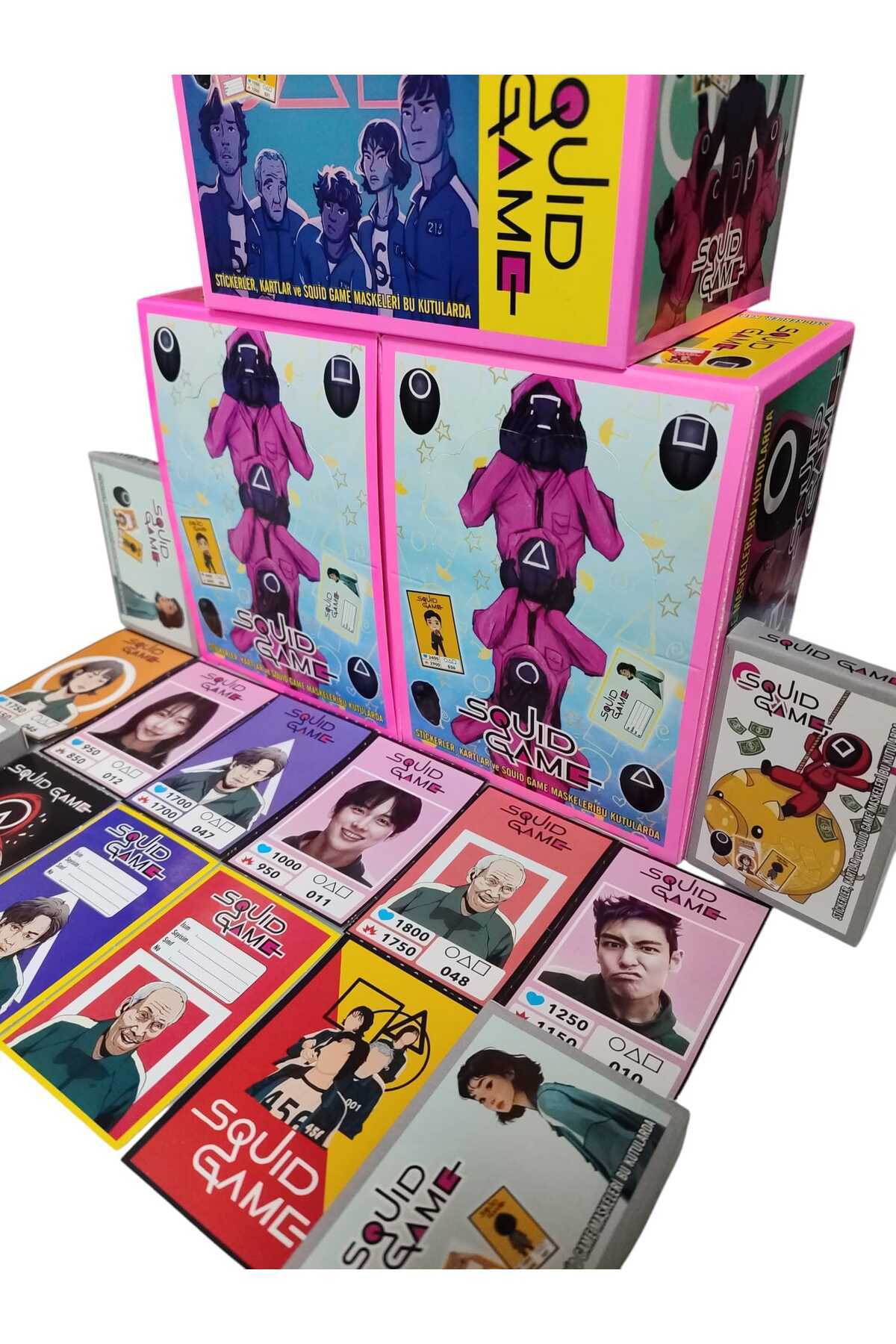 EmrahGültekin Squid Game Karakter Kartları (12 Minik Kutu 72 Karakter ...