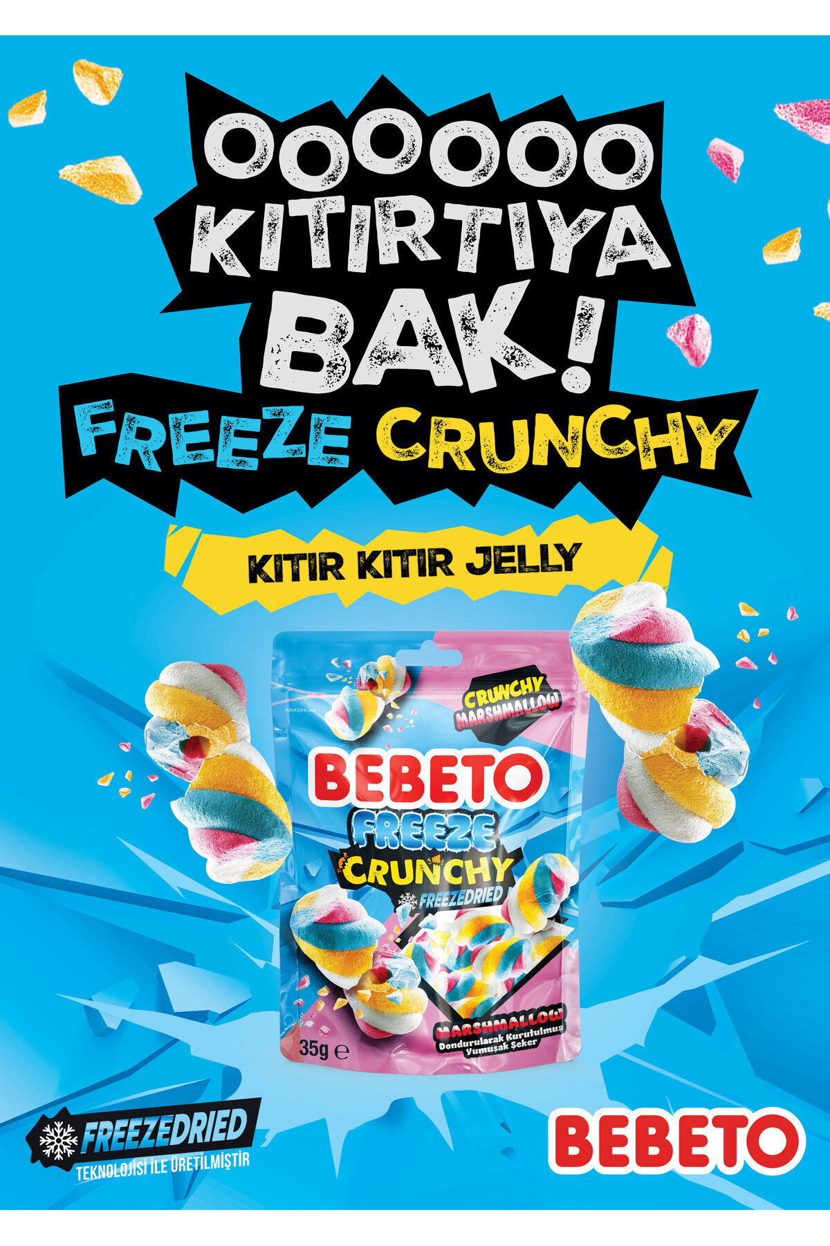 BEBETO Freeze Crunchy Marshmallow 35g Fiyatı, Yorumları - Trendyol