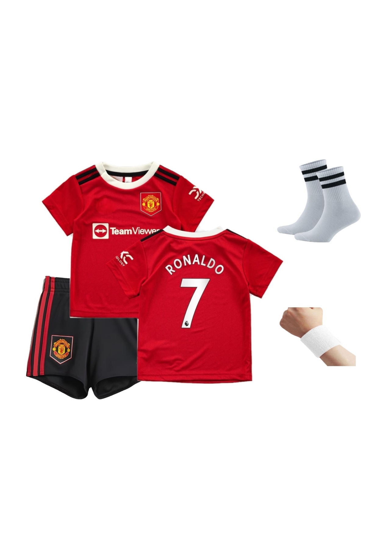 ANDREAM 2021/2022 Sezon Man. United Ronaldo Futbol Çocuk Forması 4'Lü ...