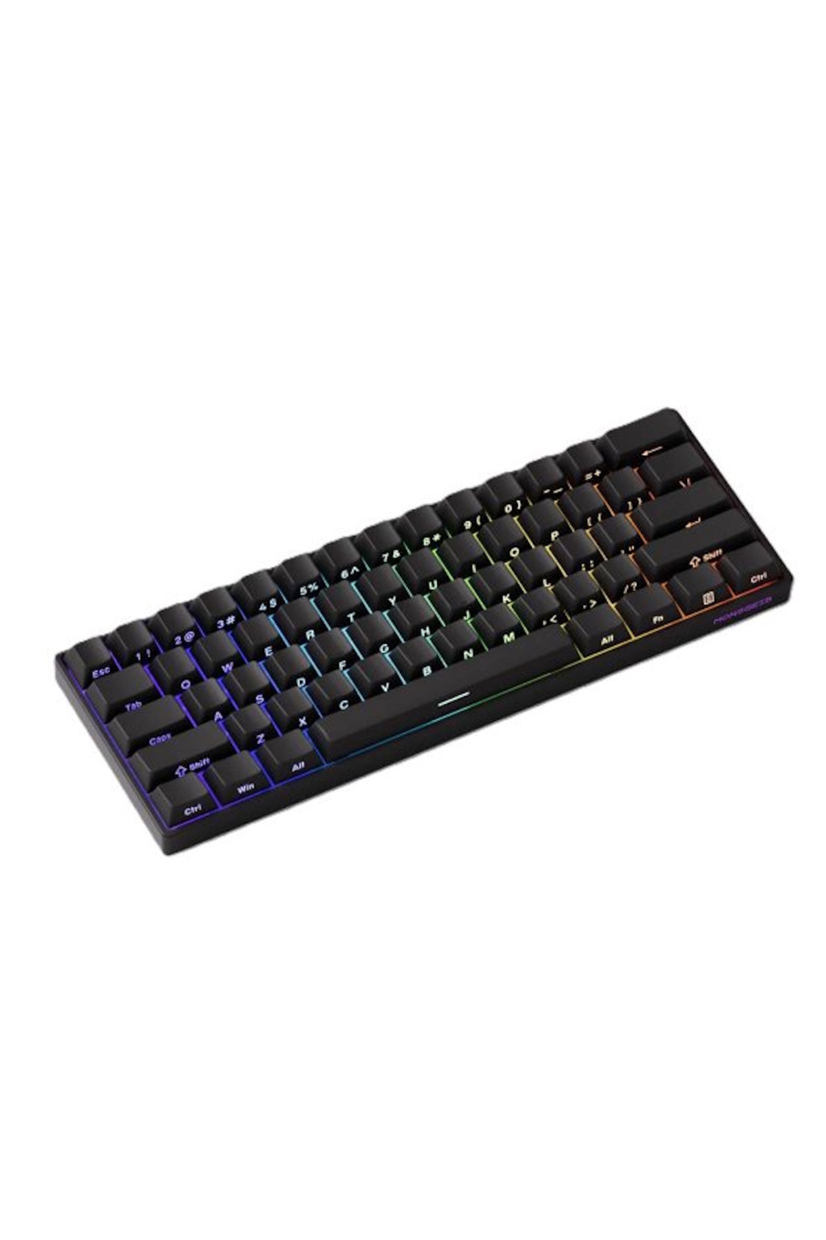 AKKO Monsgeek Fun60 Pro Shine-through Black He Manyetik Switch Argb ...