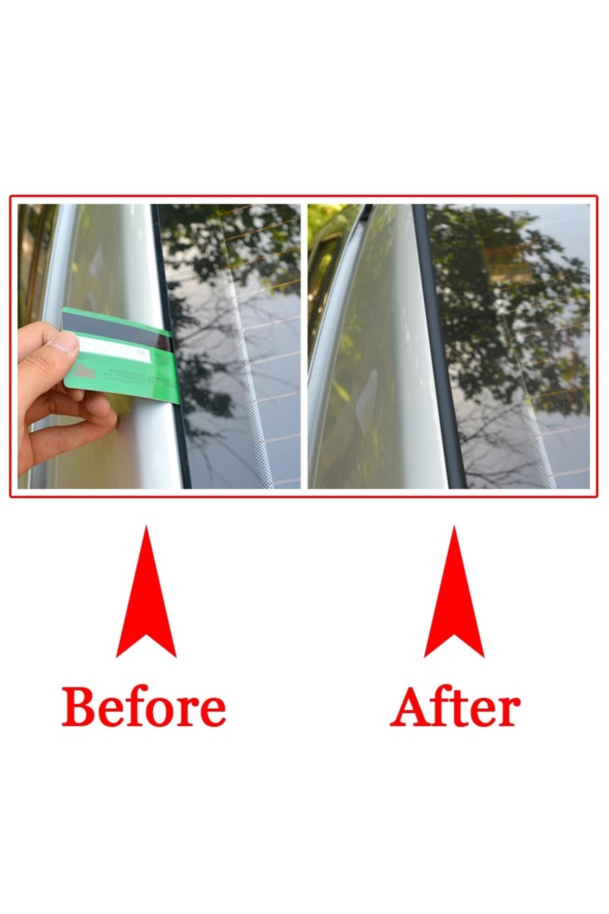 Techmaster Araç Ön Arka Cam Sunroof Su Toz Geçirmez Fitil Conta 14mm 1 ...