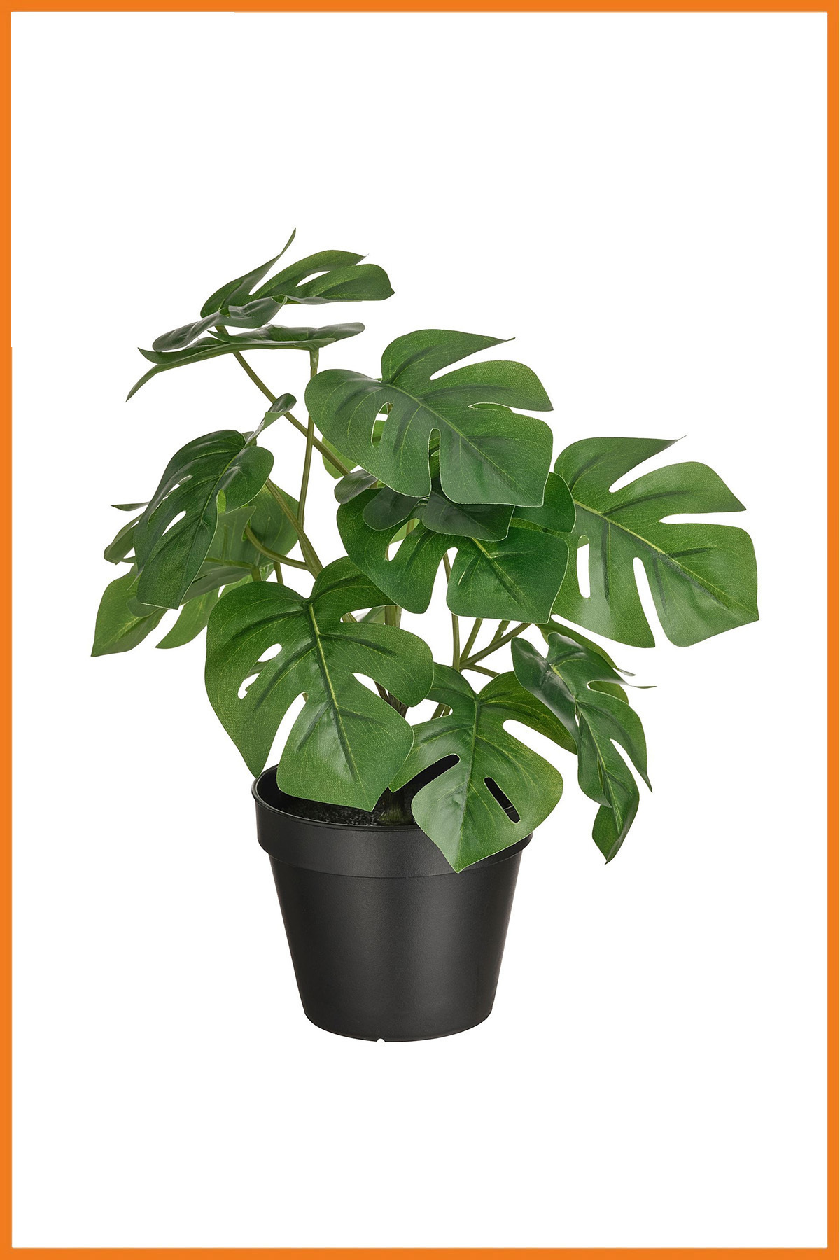 Alony Home Yapay Bitki Monstera Büyük Yapraklı Saksılı Süs Doğal Suni ...
