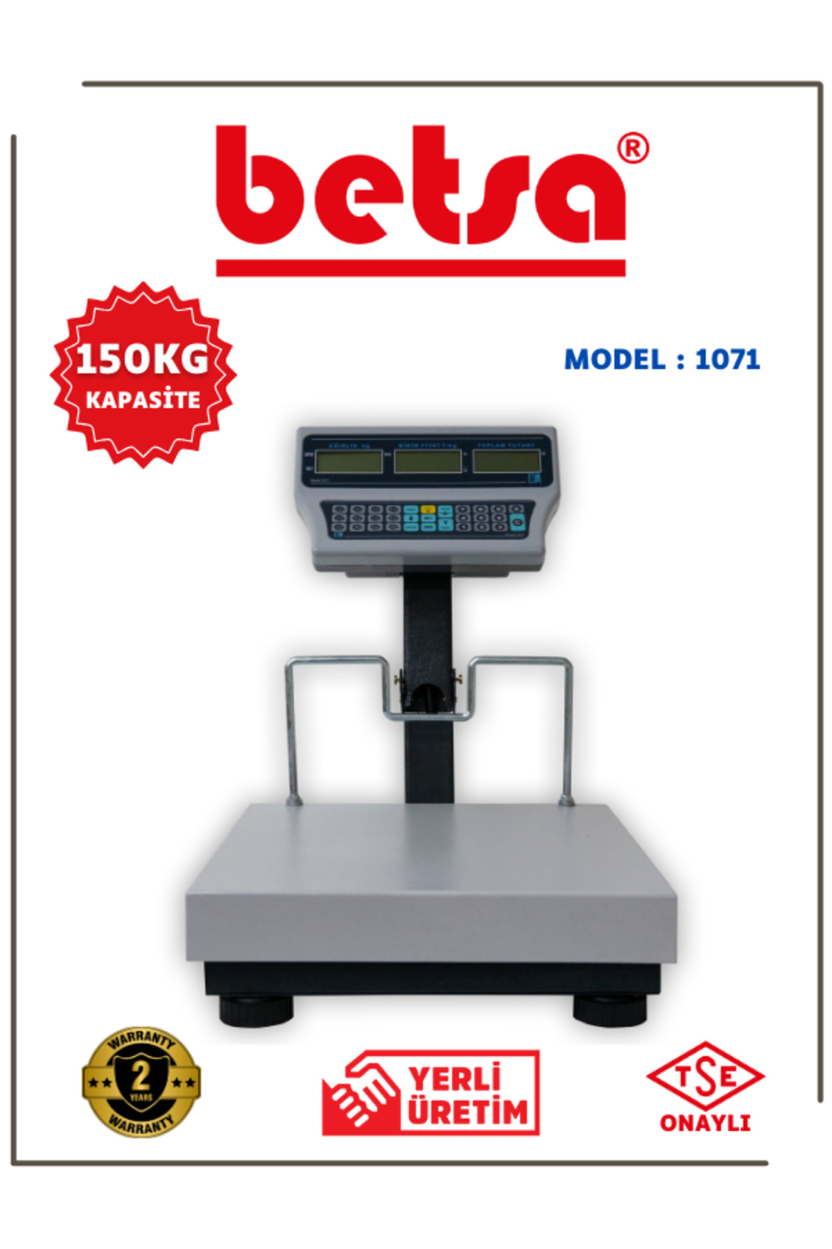 betsa CEVA-1071 150 Kg KATLANIR BOYUN BYL TERAZİ - Fiyatı, Yorumları