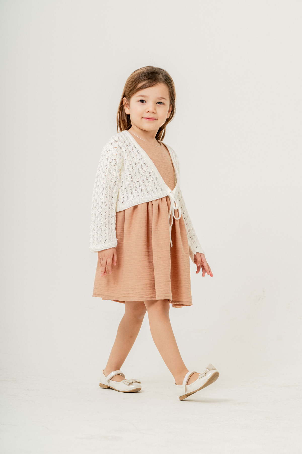 Eray Kids Keten Bolerolu Mevsimlik Kız Çocuk Günlük Elbise TakımFiyatı ...