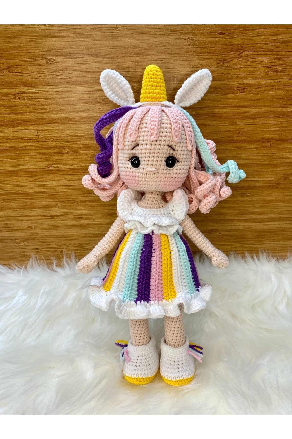 Handmade Amigurumi oyuncak unicorn bebek - Fiyatı, Yorumları