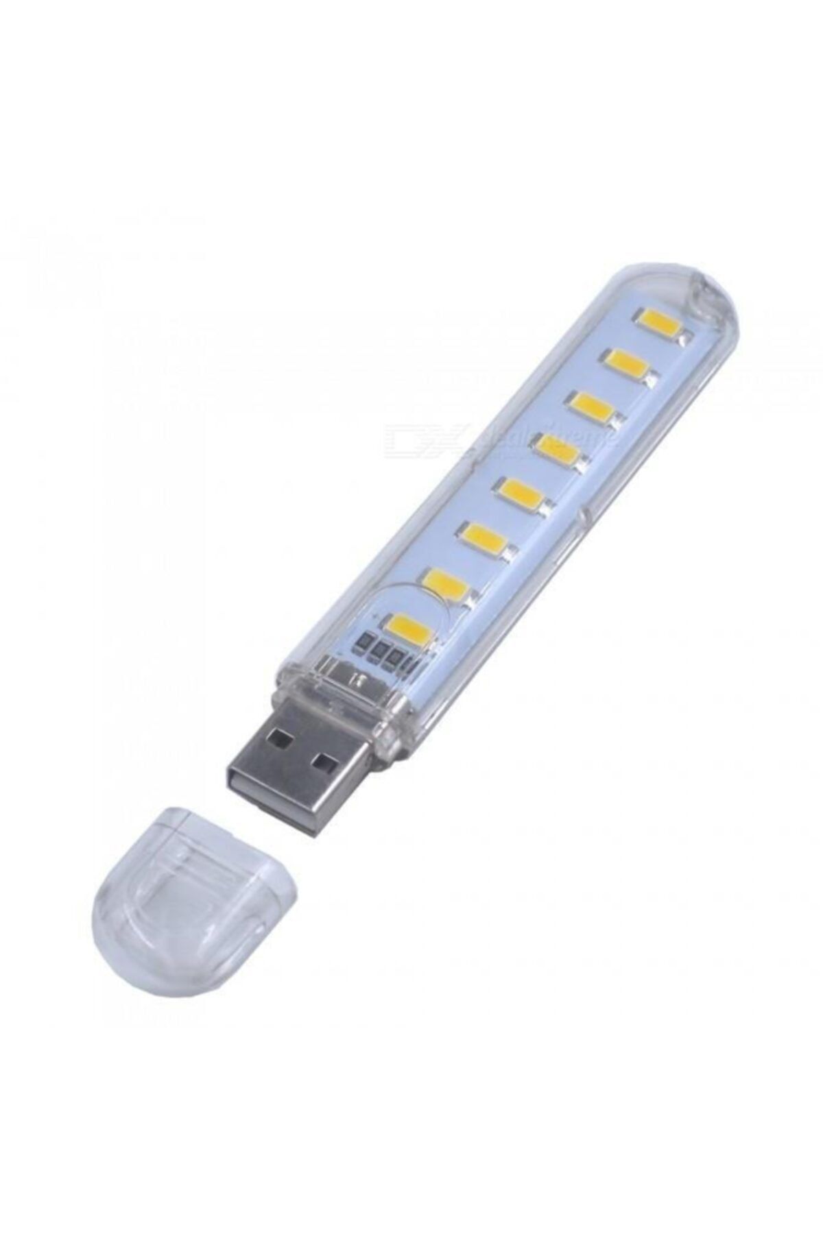 Didihou Işık Taşınabilir Led Mini Beyaz Işık USB Stick Light 8 Ledli ...
