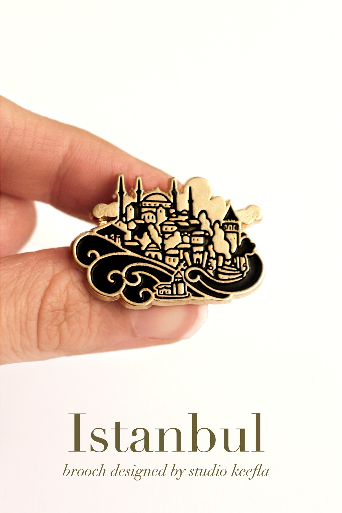 Studio Keefla İstanbul Broş - Metal Enamel Pin Tasarım Yaka İğnesi ...
