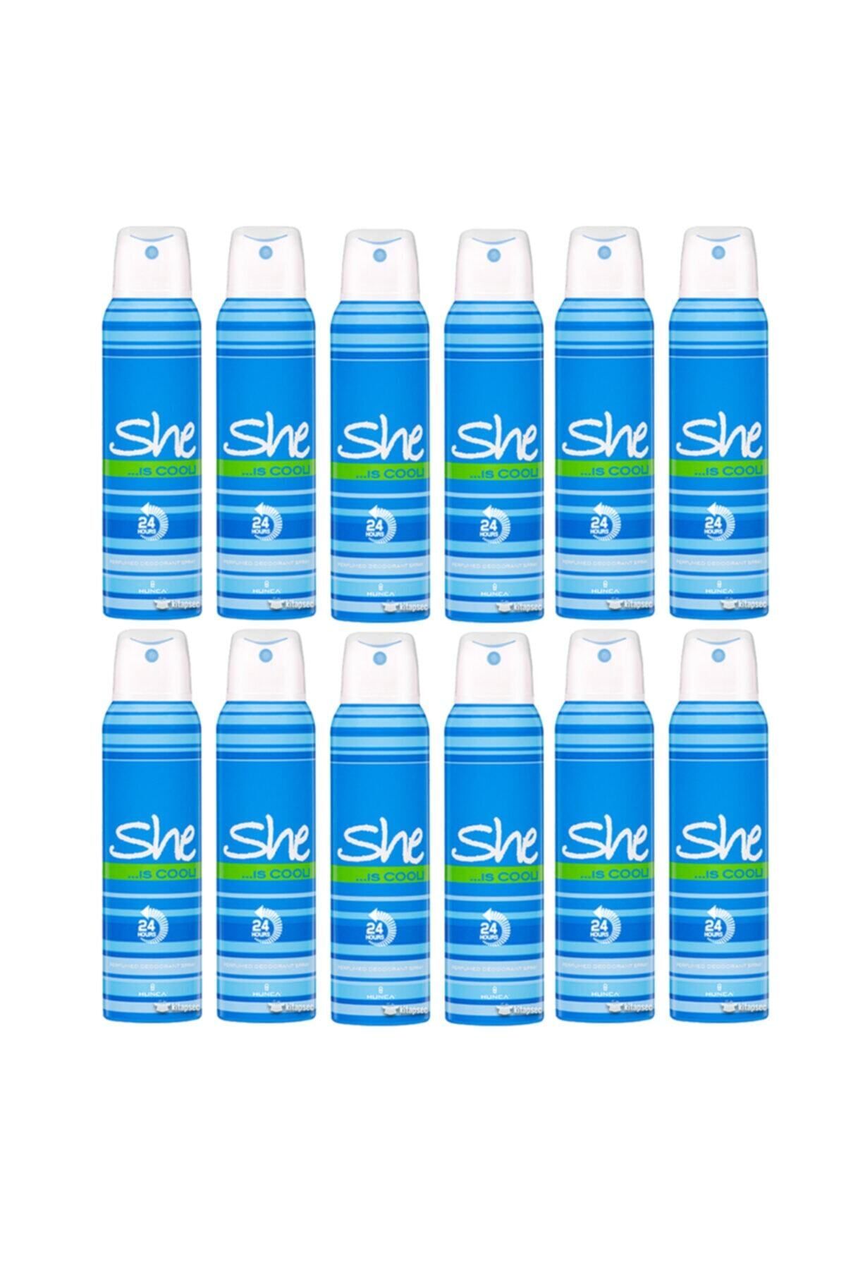 She Deodorant For Women Is Cool 150ml X 12 Adet - Fiyatı, Yorumları