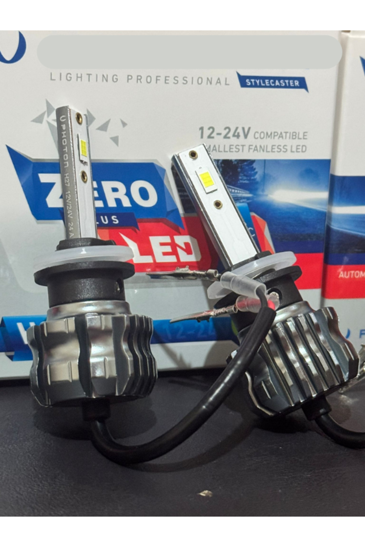 derin car design H27 Xenon Zero Serisi Beyaz Ultra Güçlü 12-24 Volt Sis ...