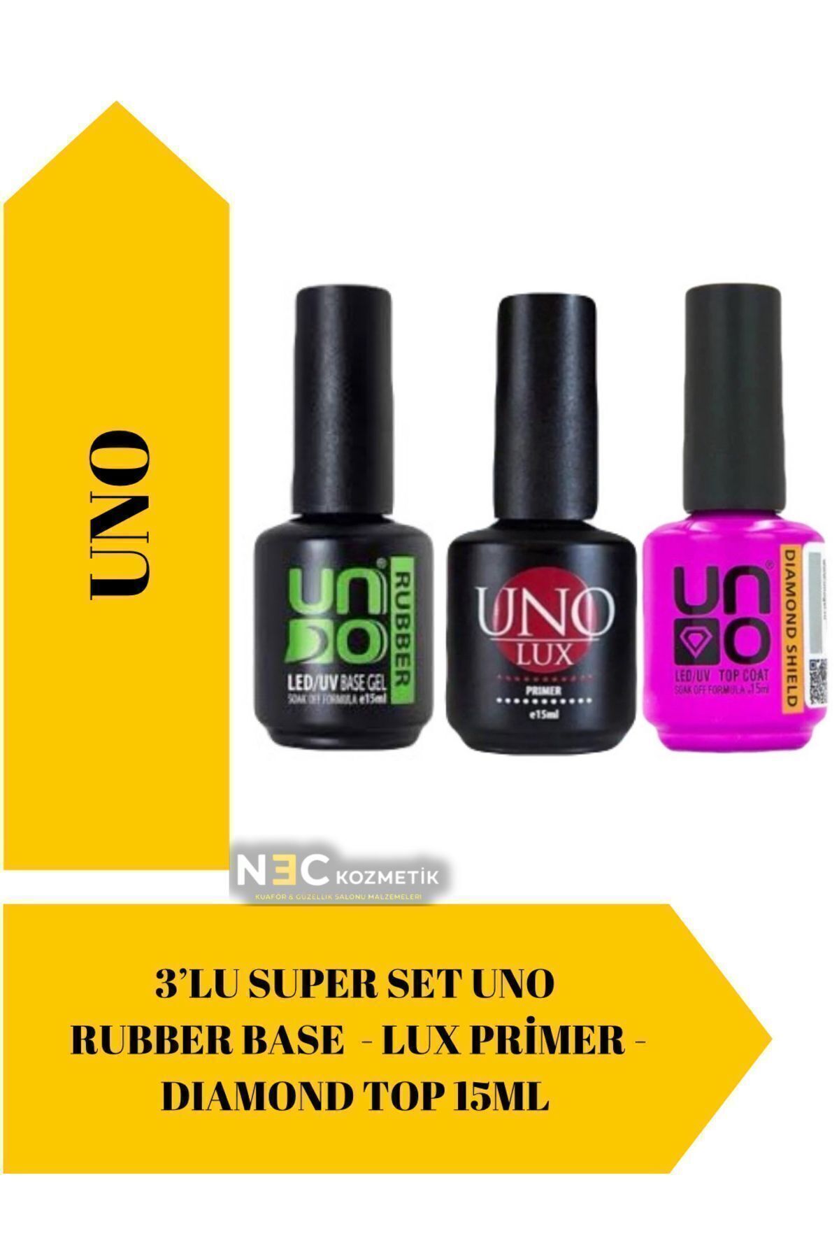 UNO GELPOLİSH Diamond Top Coat Uno Rubber Base Coat Oxxi Ultra Bond ...