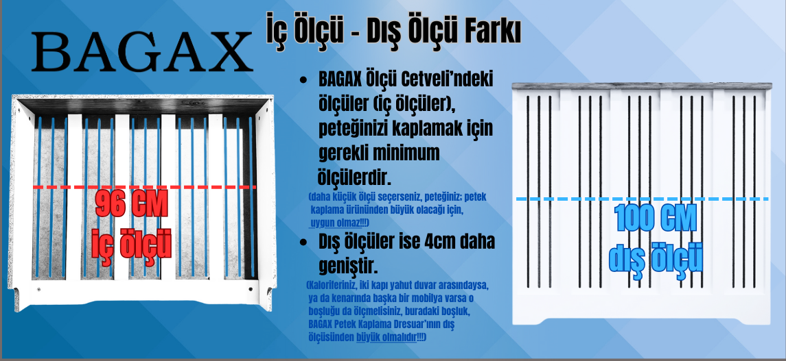 BAGAX Perge Model, Çam Renk,iç Ölçü 116 Cm Dış Ölçü 120 Cm Petek ...