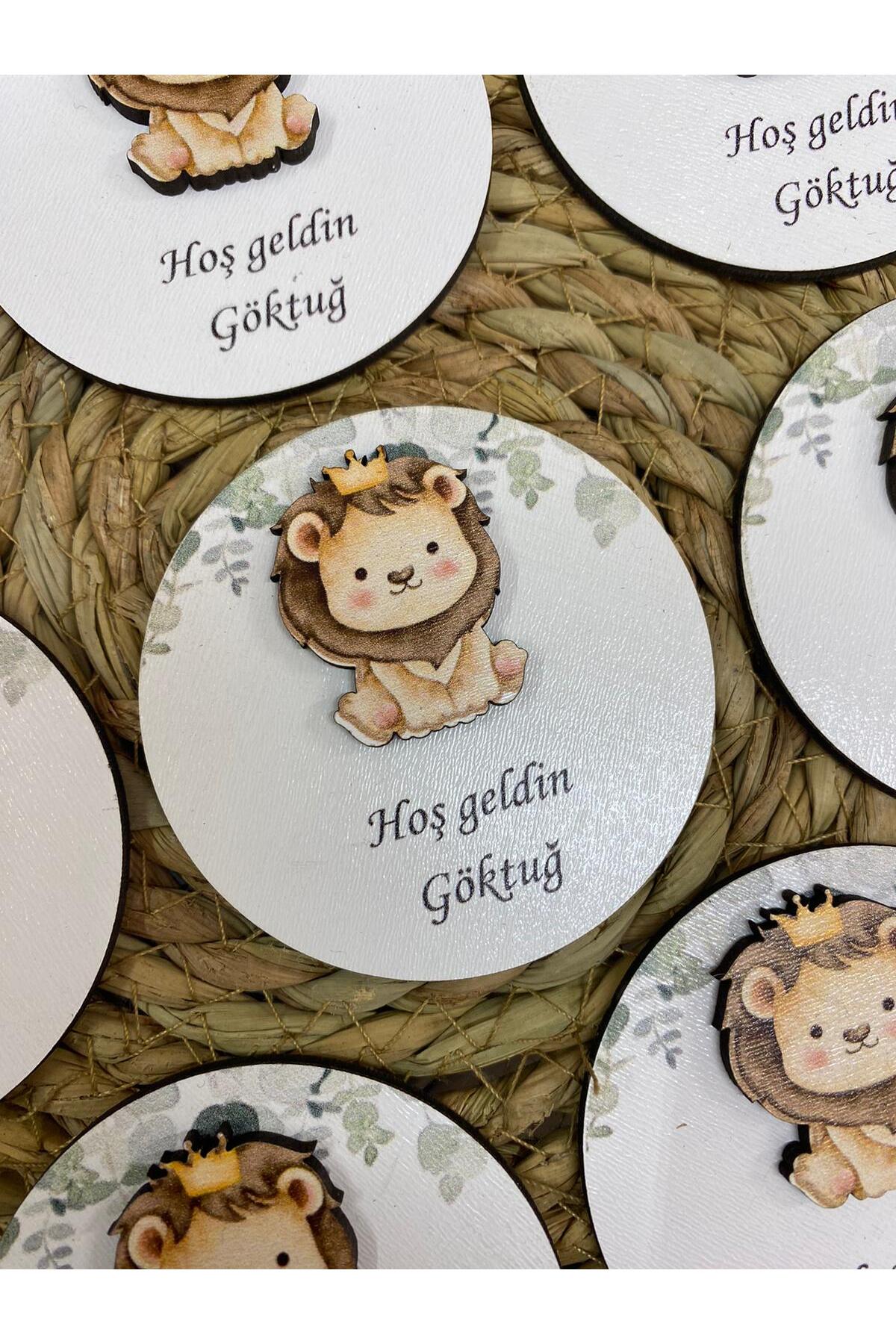 FORONEUS Aslan Figürlü Ahşap Bebek Magnet 20 Adet - Fiyatı, Yorumları