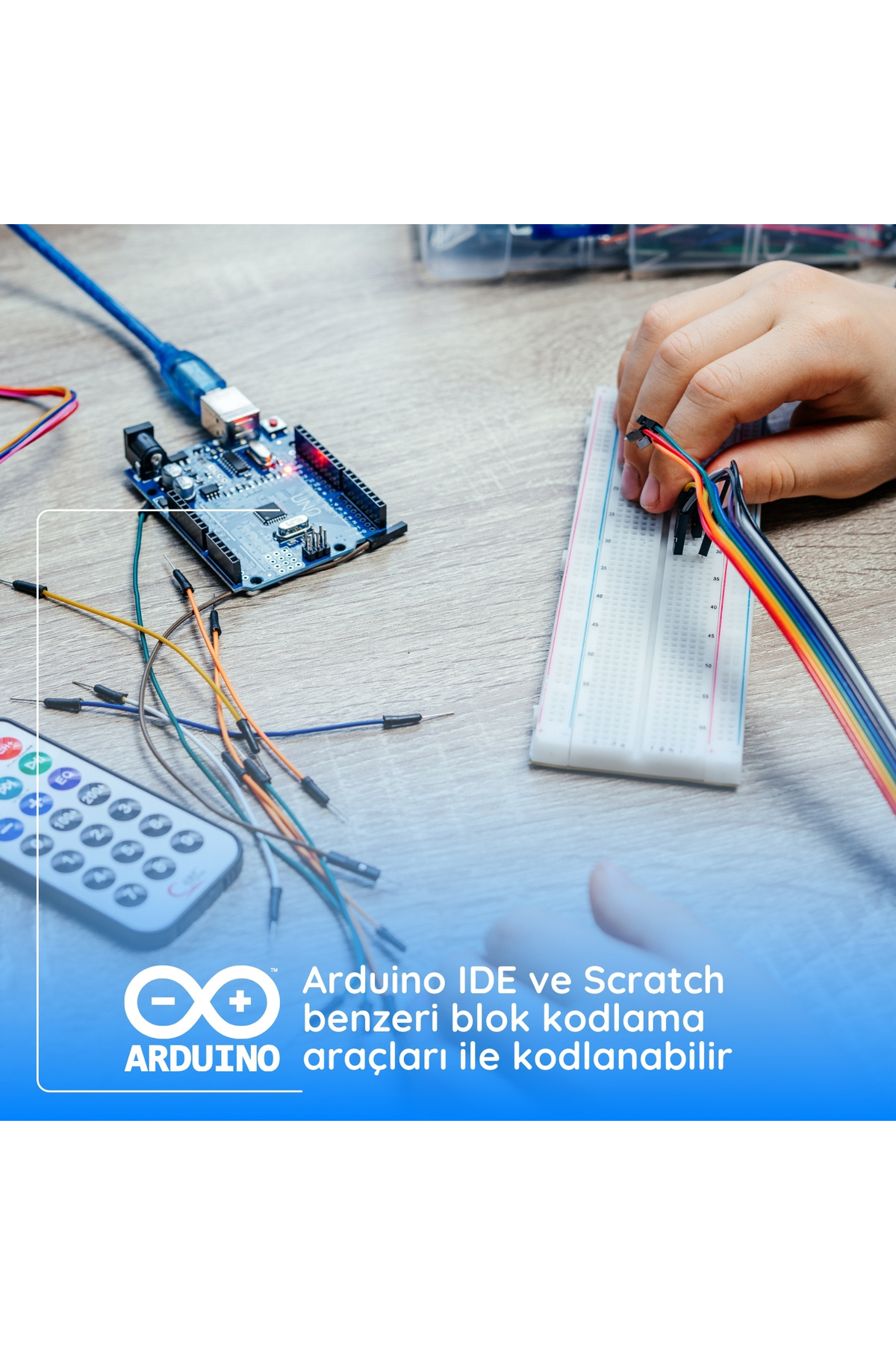 RoboThink Robotik Kodlama Seti Mini Başlangıç (Arduino Temelli, Kutulu ...