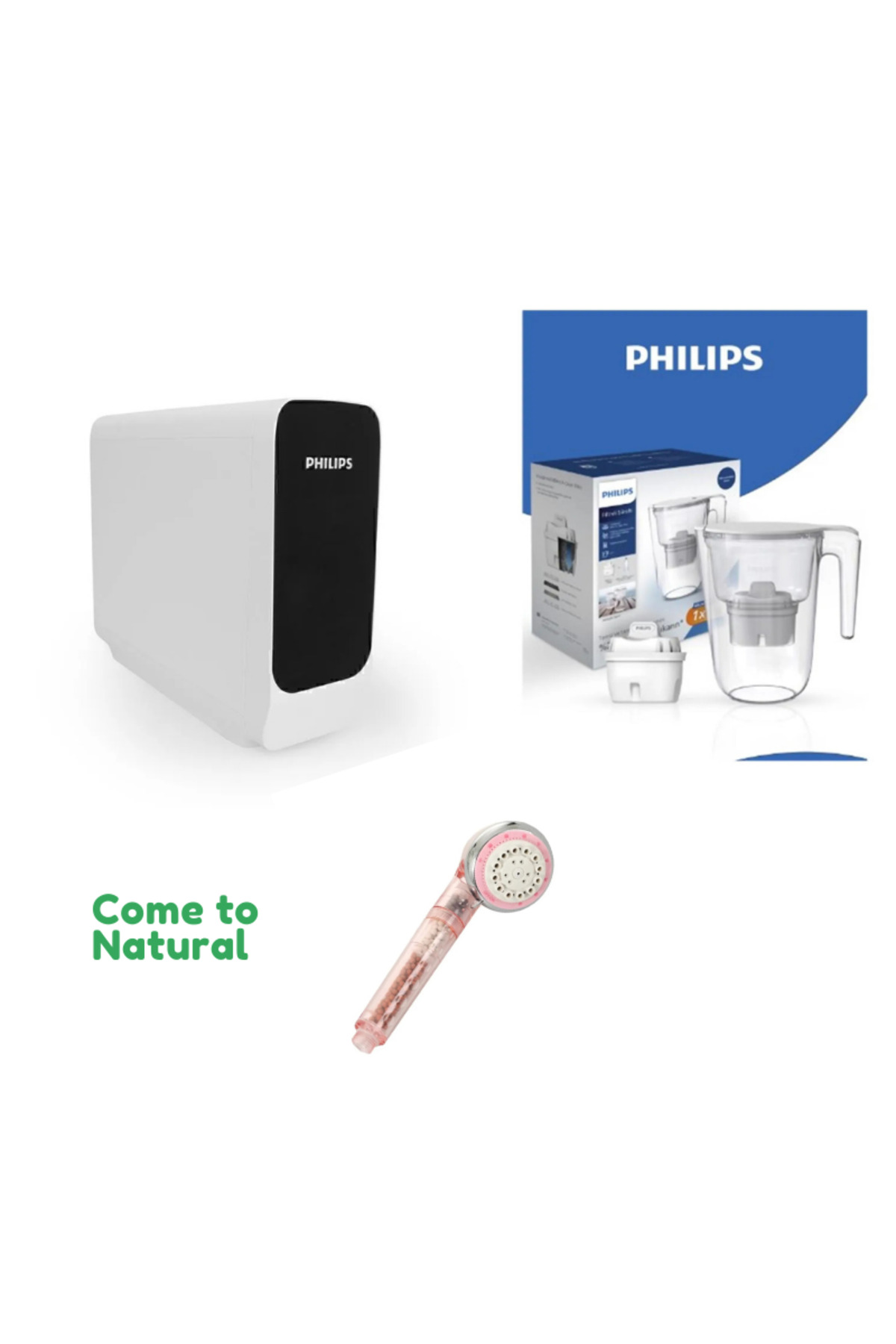 Philips Aut3060/62 Pompasız Su Arıtma Cihazı / Su Arıtmalı Duş Başlığı ...