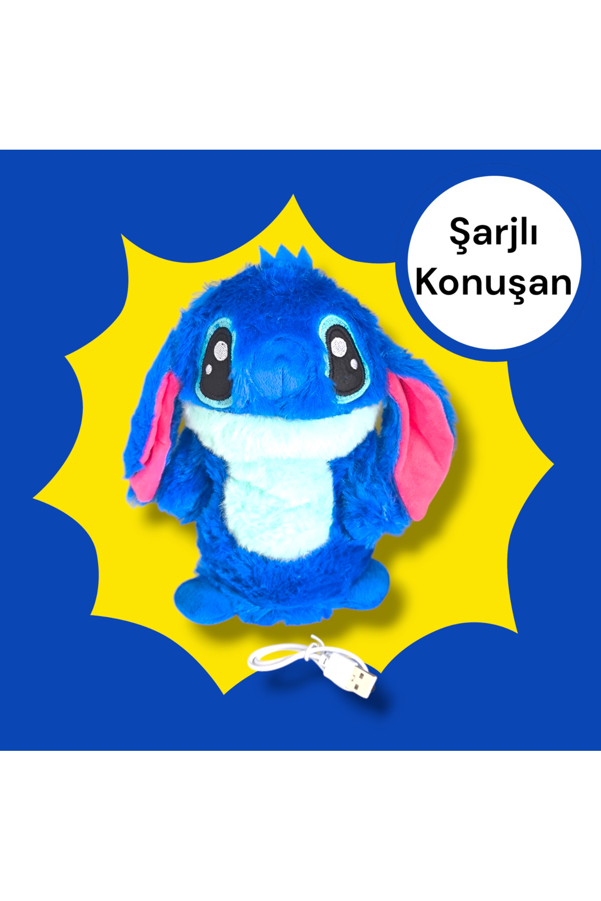 NB market Konuşan Stitch Peluş Oyuncak Stich Peluş Oyuncak Konuşma ...